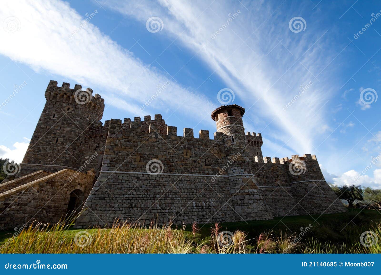 Castle Side stock image. Image of stone, building, moonb007 - 21140685