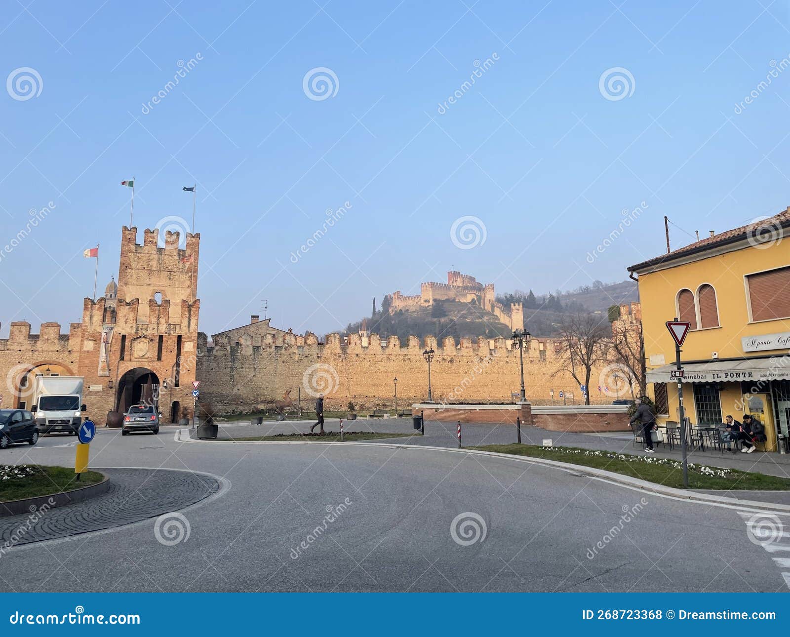 The Castle of Soave a Typical Military Artifact of the Medieval Age ...