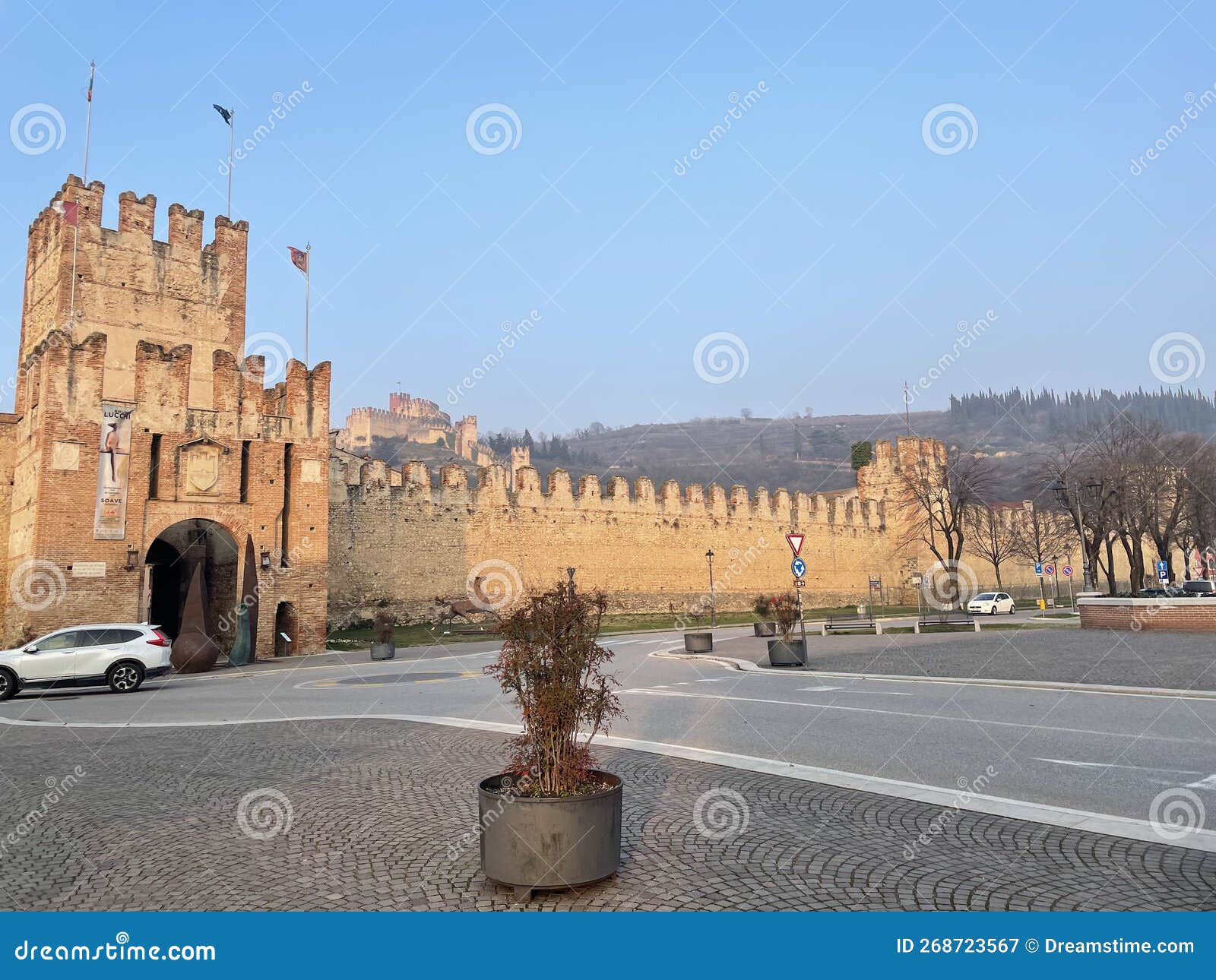 The Castle of Soave a Typical Military Artifact of the Medieval Age ...