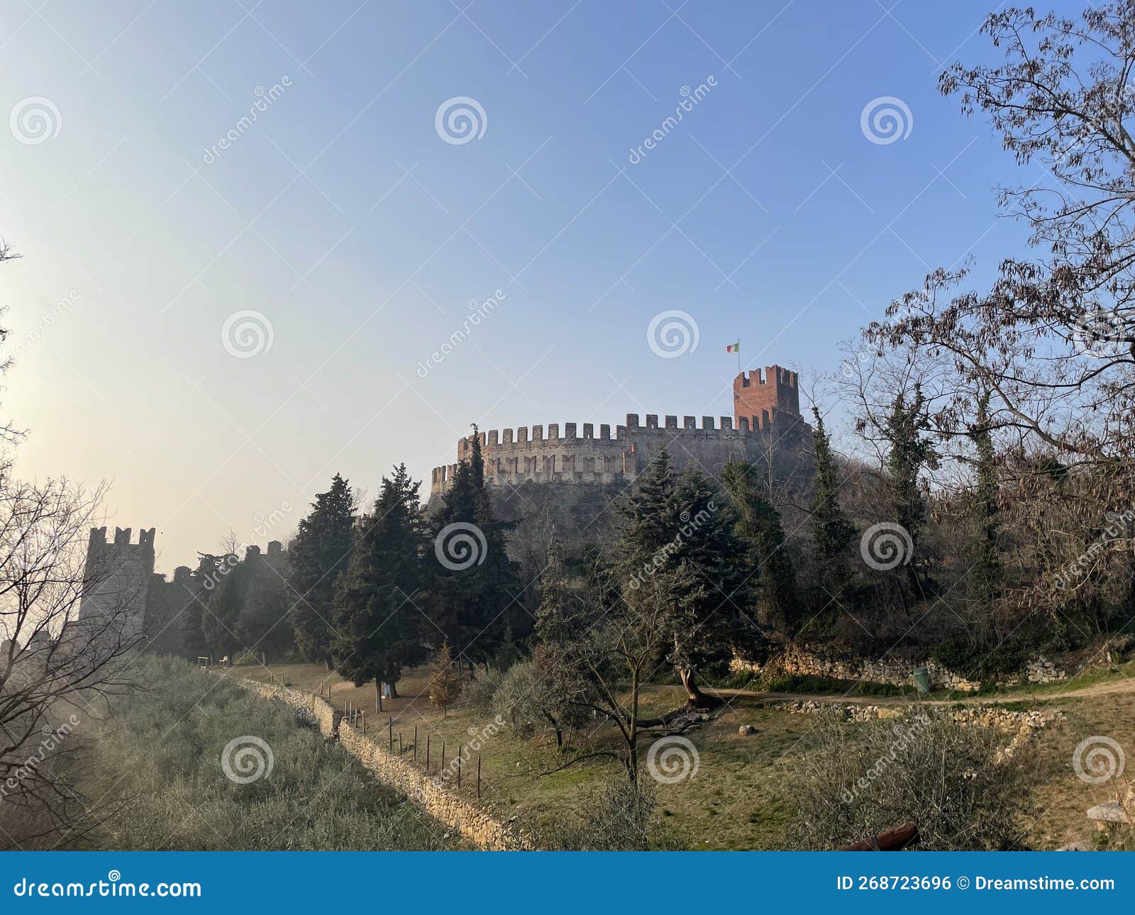 The Castle of Soave a Typical Military Artifact of the Medieval Age ...
