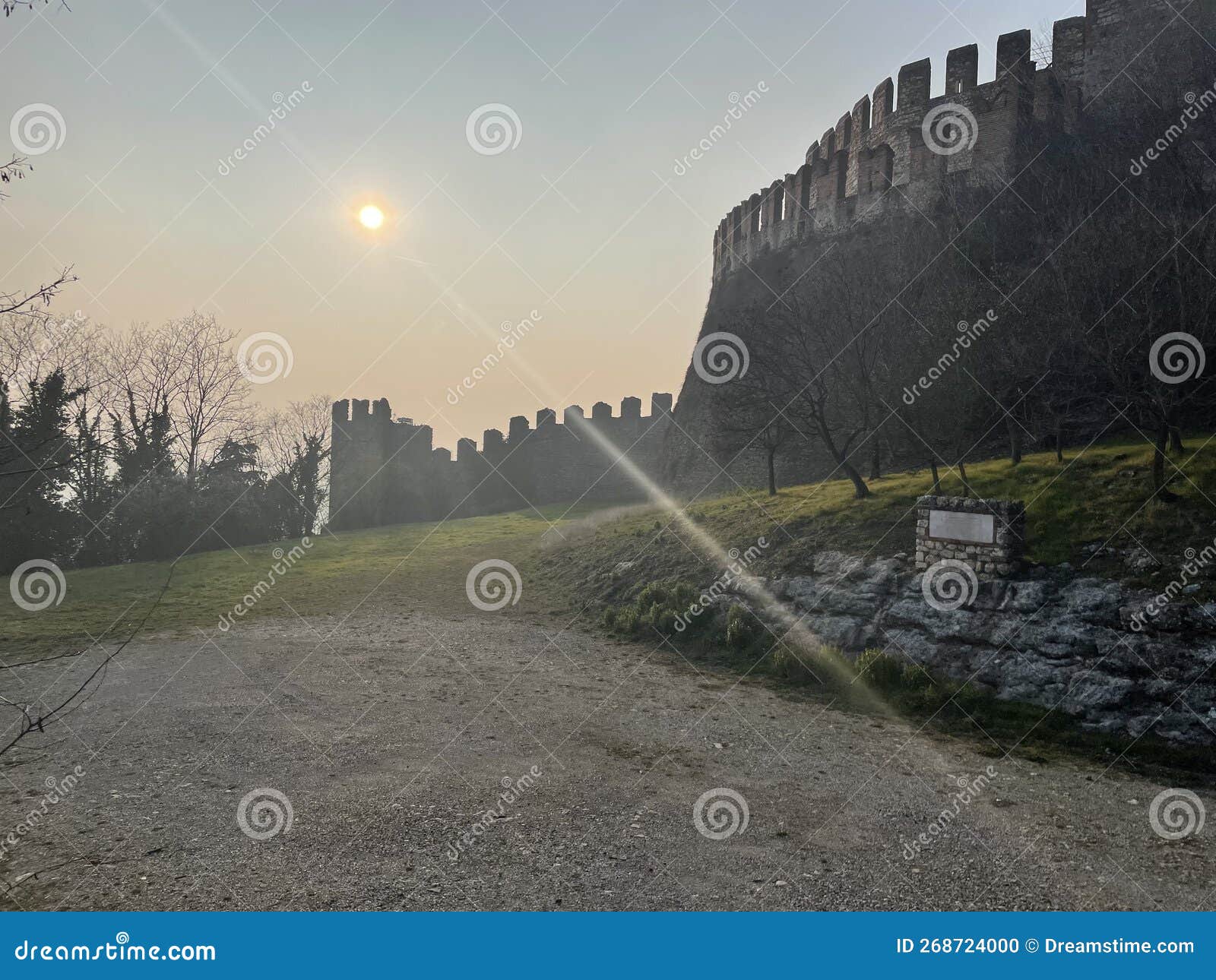 The Castle of Soave a Typical Military Artifact of the Medieval Age ...
