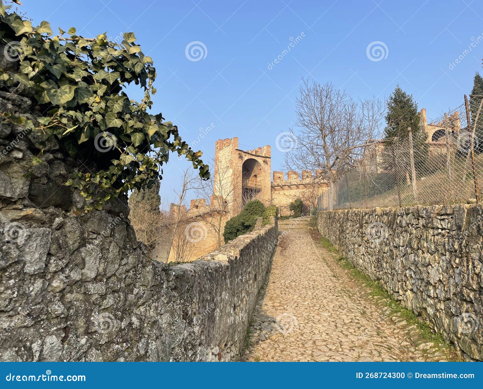 The Castle of Soave a Typical Military Artifact of the Medieval Age ...