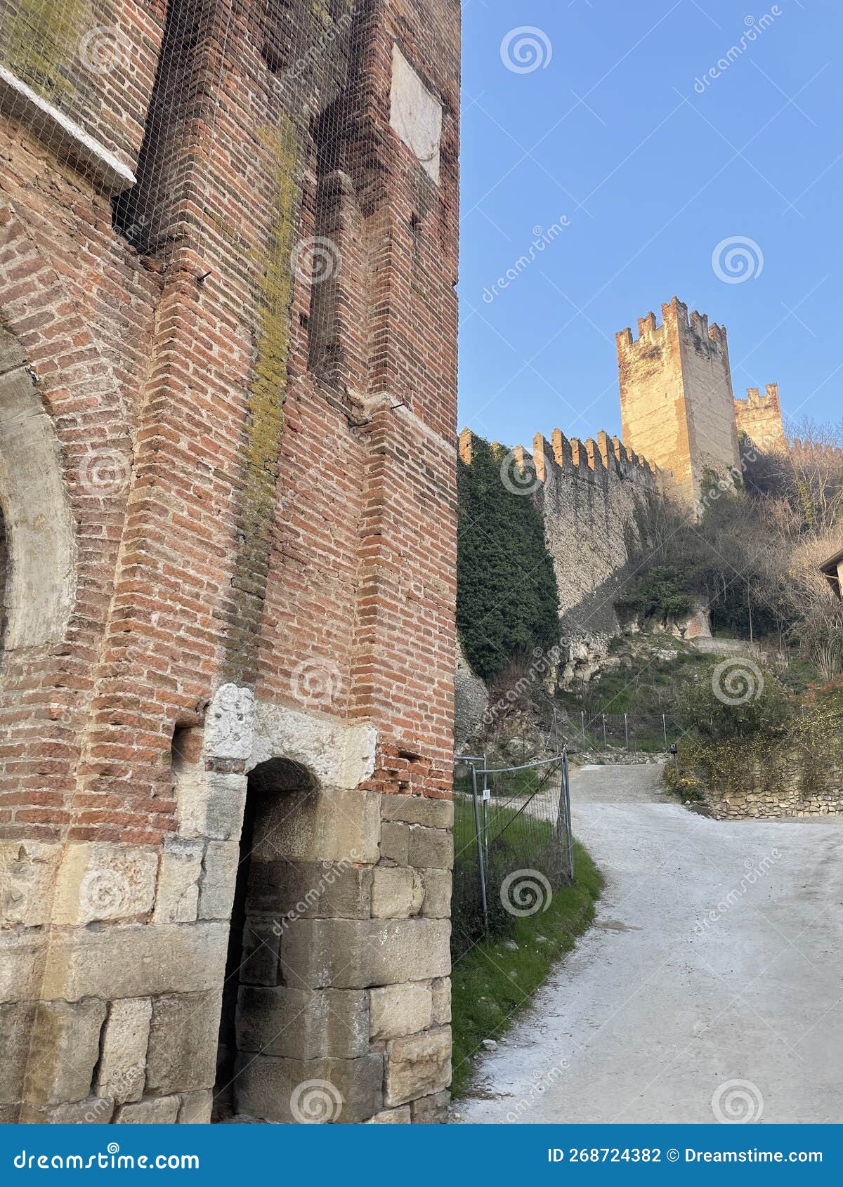 The Castle of Soave a Typical Military Artifact of the Medieval Age ...