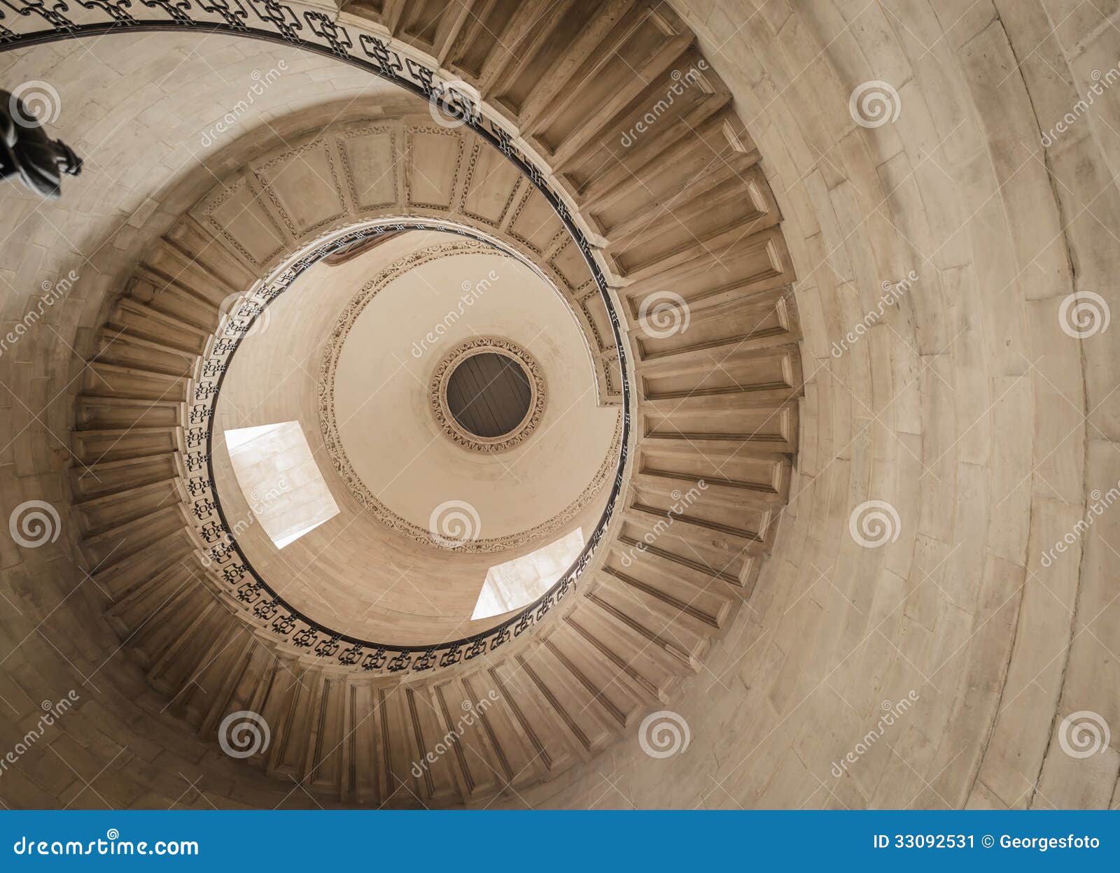 Castle Spiral stairs stock image. Image of spiral, infinity - 33092531