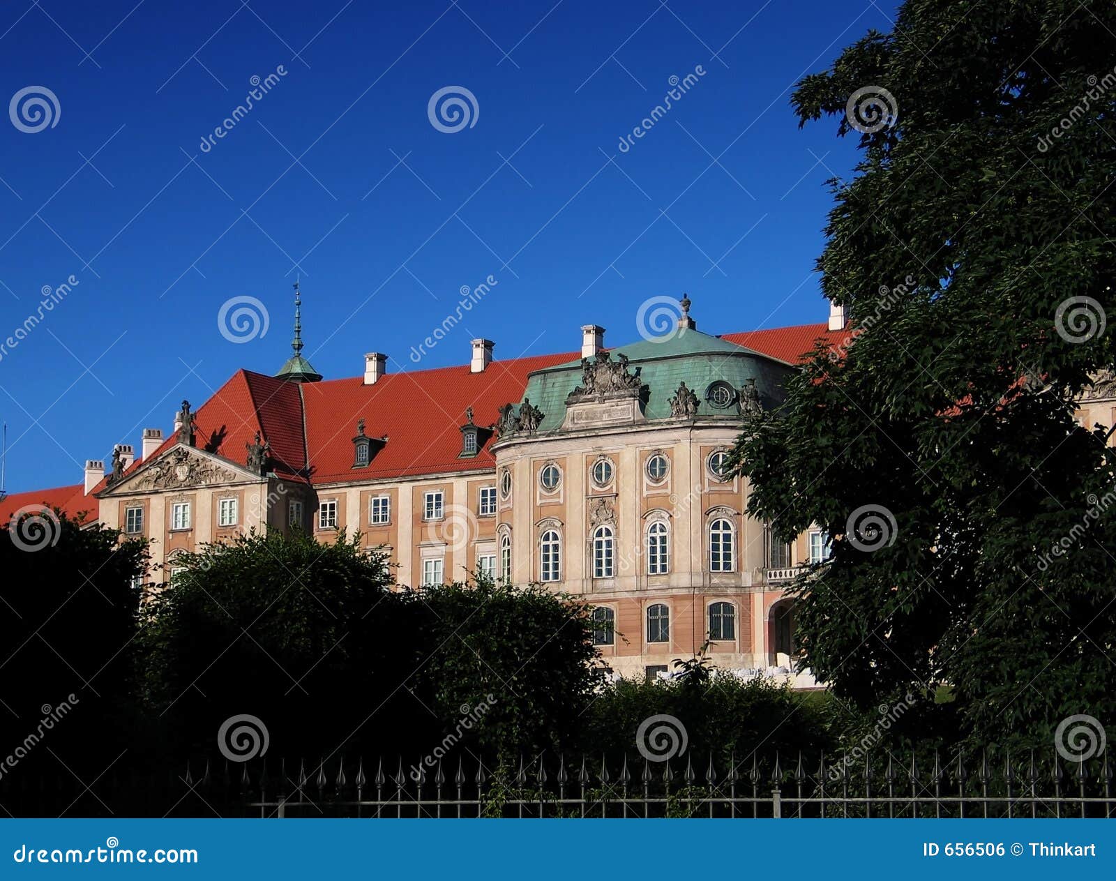 Castle square in Warsaw stock photo. Image of poland, historical - 656506