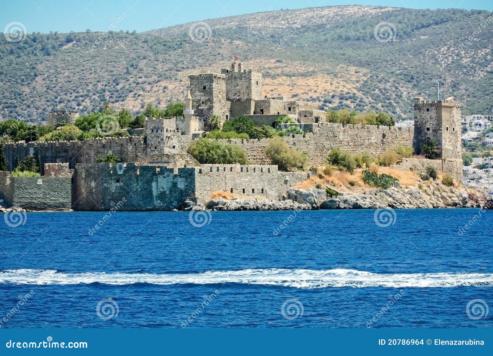 Castle of St. Peter in Bodrum Stock Photo - Image of turkey, town: 20786964