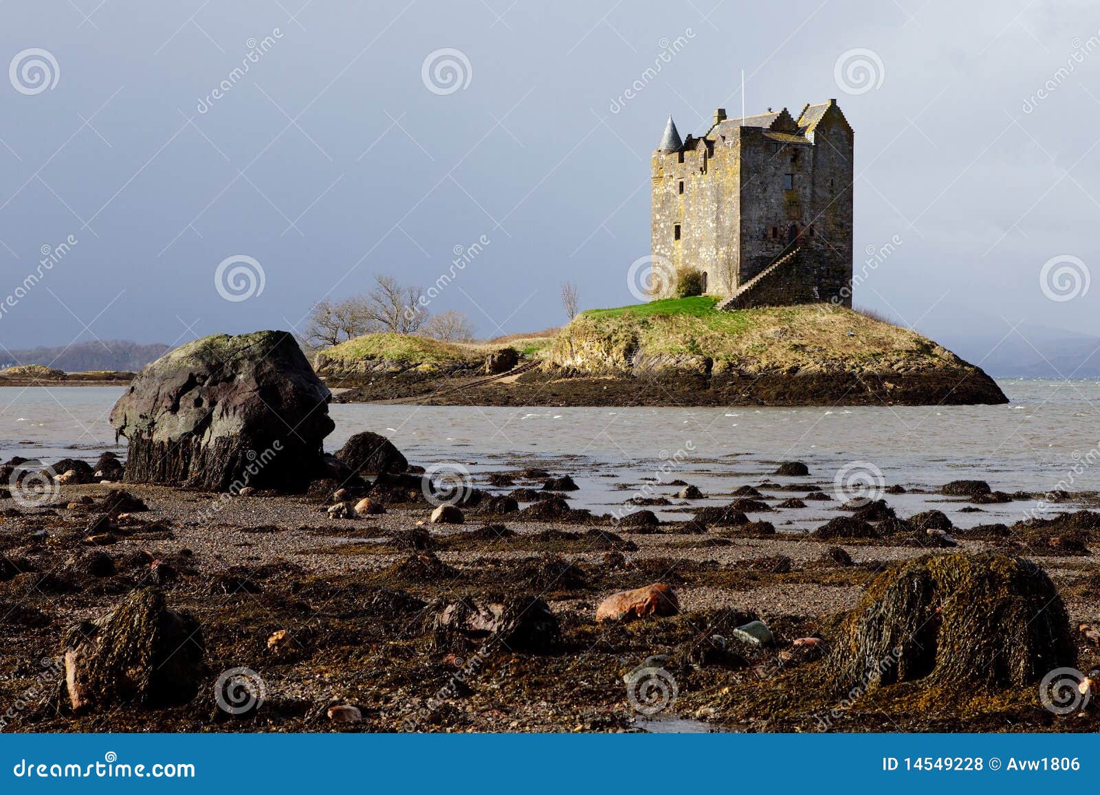 Castle Stalker - Scotland stock photo. Image of highlands - 14549228