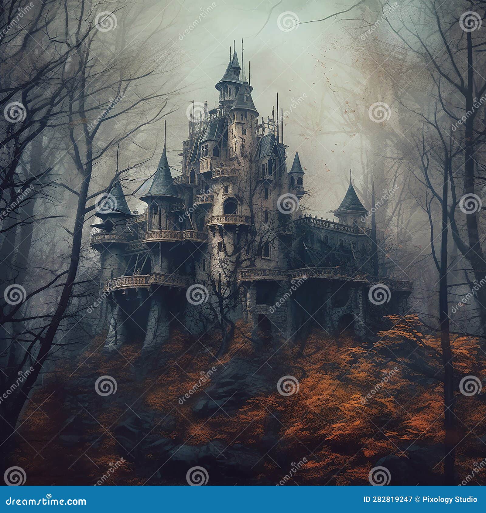 Dead Castle Frozen Throne Room Cartoon Vector | CartoonDealer.com ...