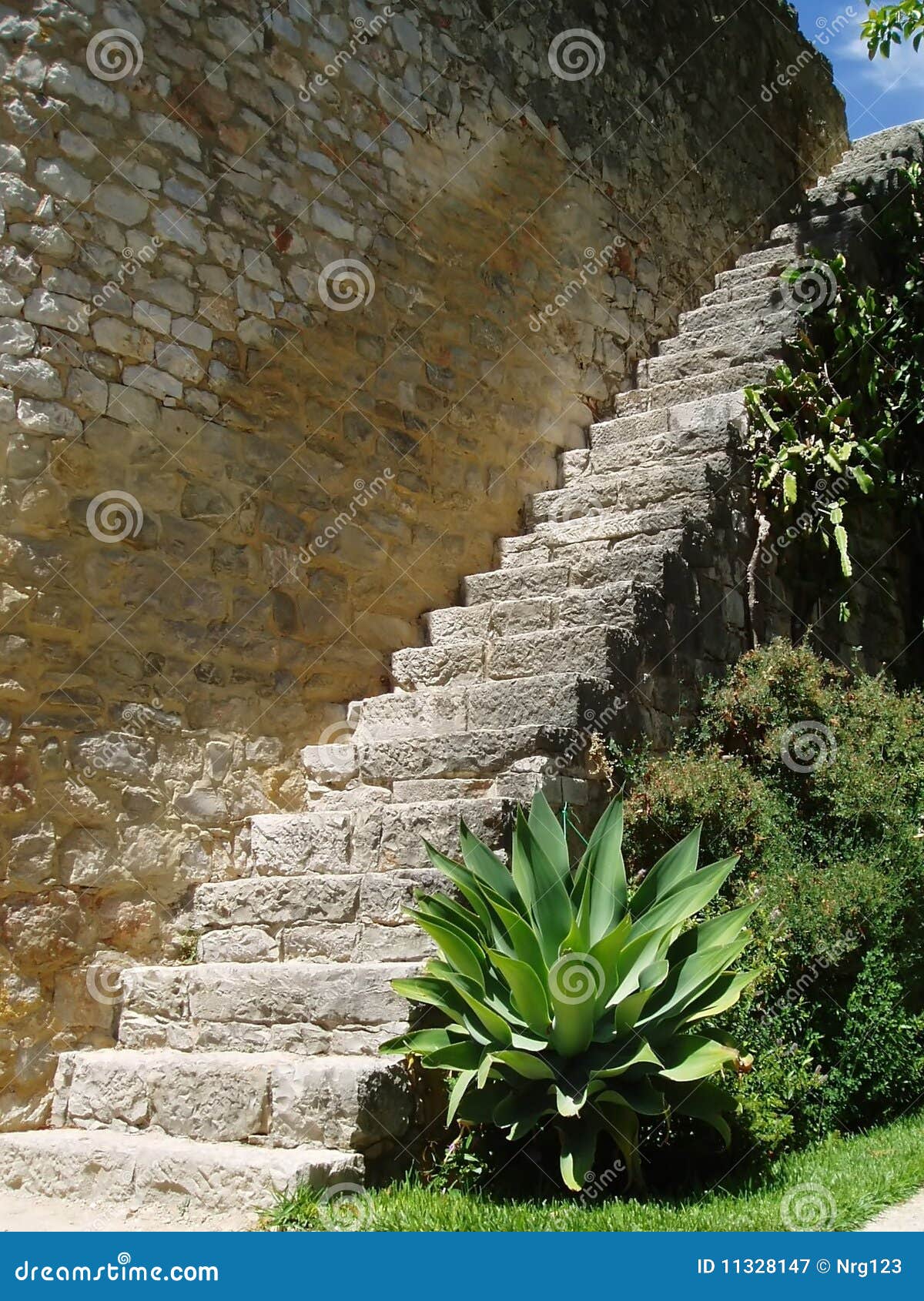 Castle steps. stock image. Image of building, ascend - 11328147