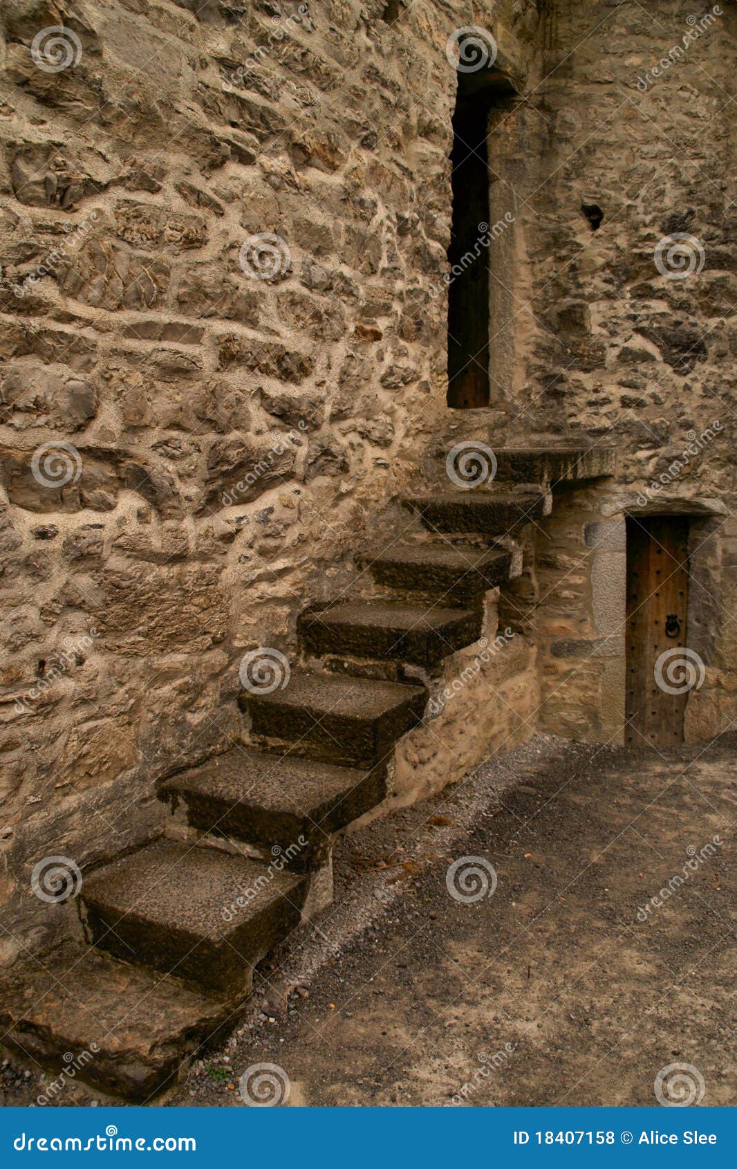 Castle Steps stock photo. Image of castle, wall, brick - 18407158