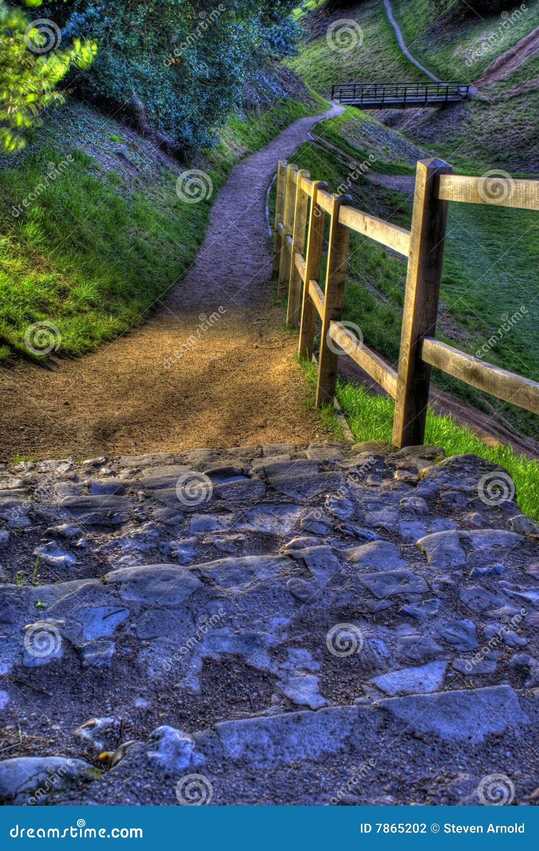 Castle steps stock photo. Image of stone, castle, fence - 7865202