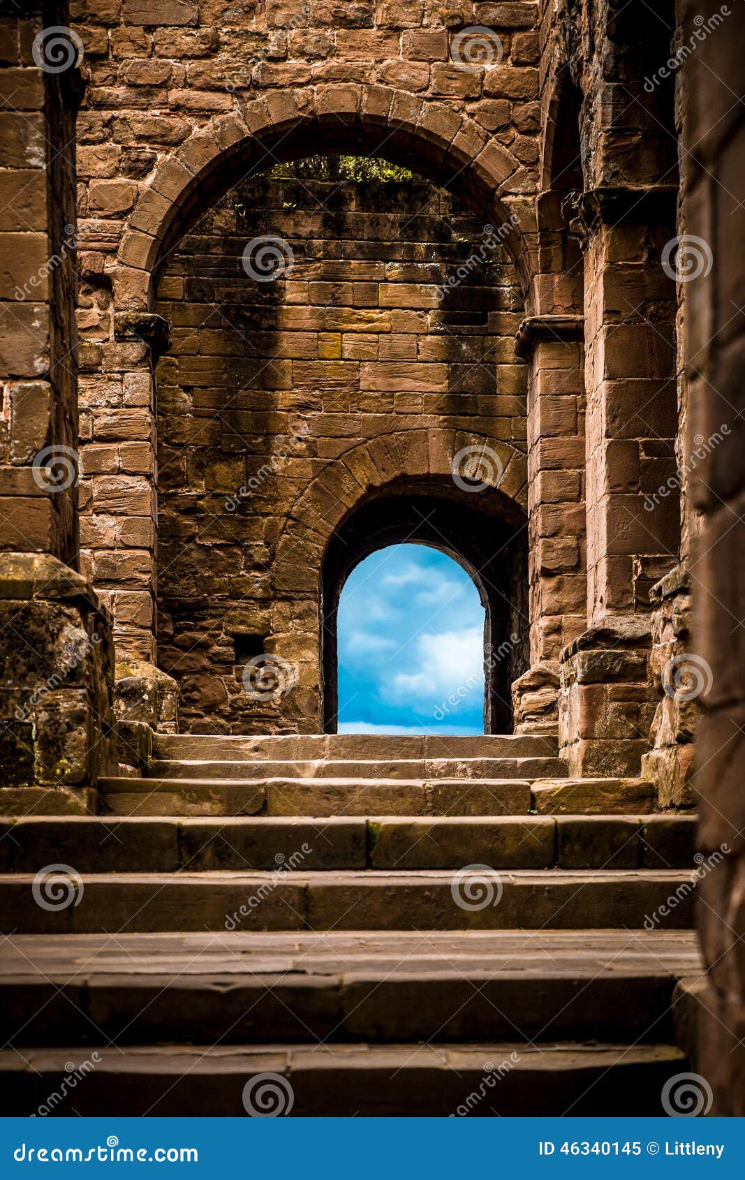 Castle stock image. Image of stone, mortar, strong, castle - 46340145