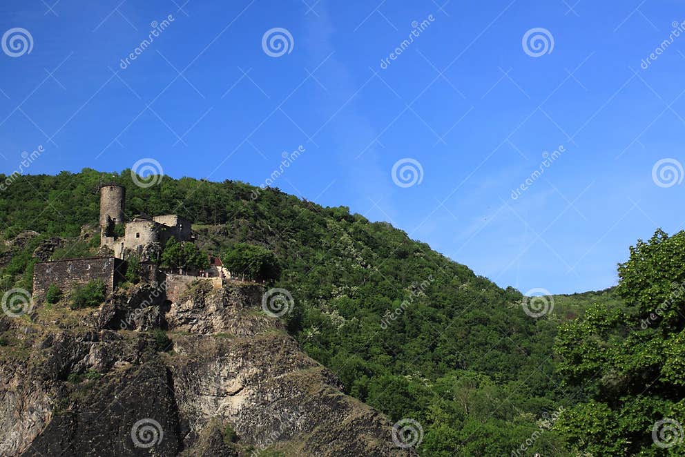 Castle Strekov stock photo. Image of stronghold, towering - 22979066