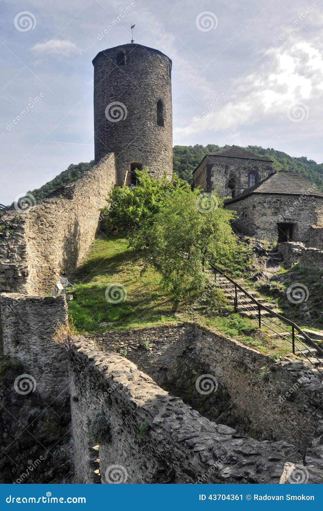 Castle Strekov stock image. Image of house, historic - 43704361