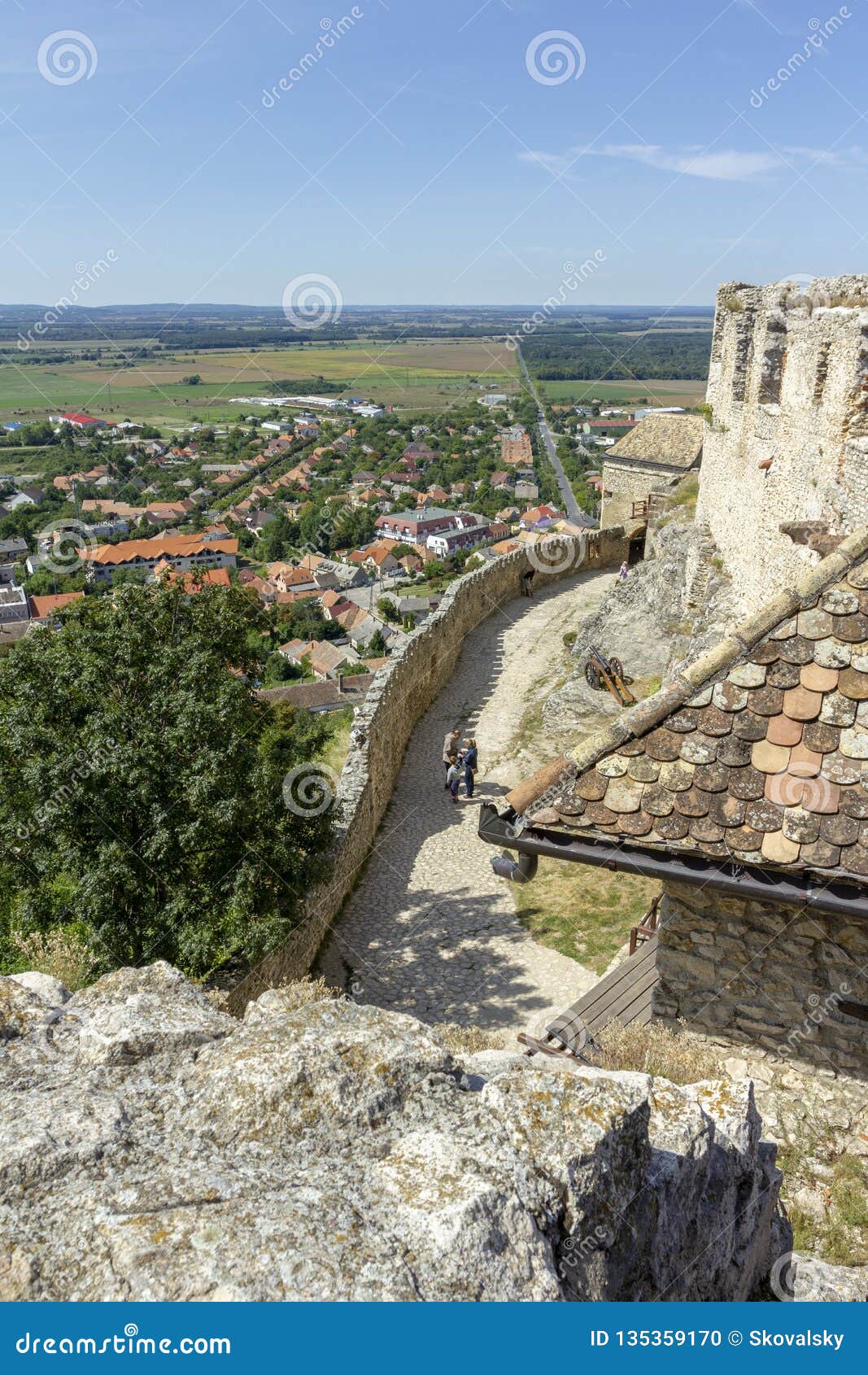 Castle of Sumeg stock photo. Image of mountains, defence - 135359170