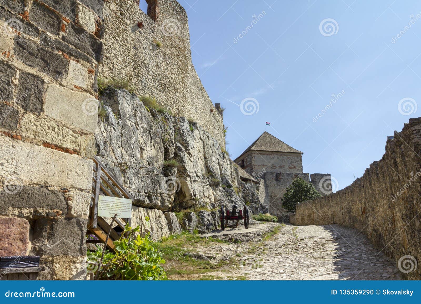 Castle of Sumeg stock photo. Image of bastion, summer - 135359290