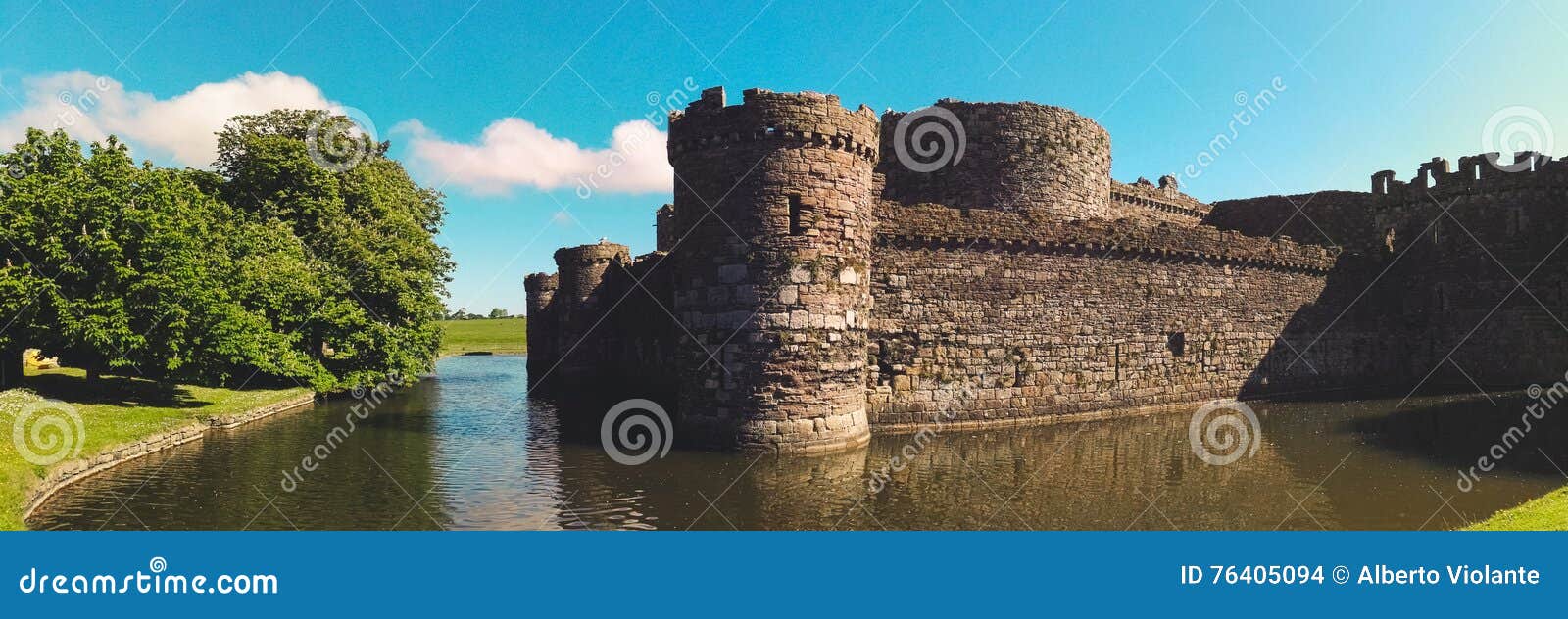 Castle in a sunny day stock photo. Image of inspirational - 76405094