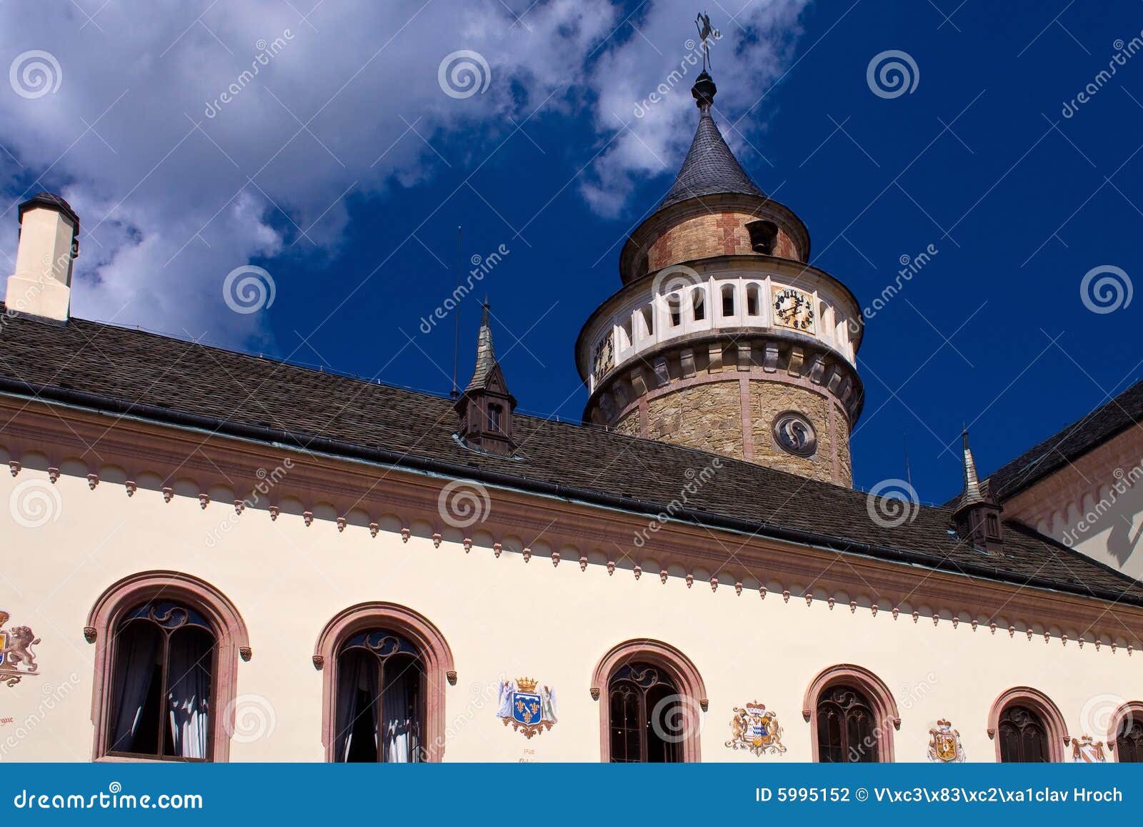 Castle Sychrov stock photo. Image of aristocracy, retro - 5995152