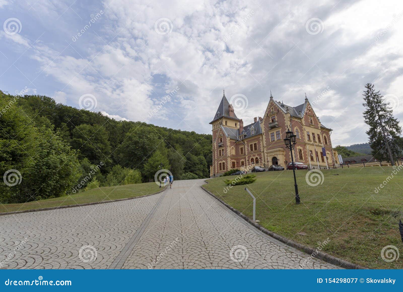 Castle in Thne Matra Mountains Stock Image - Image of landscape ...