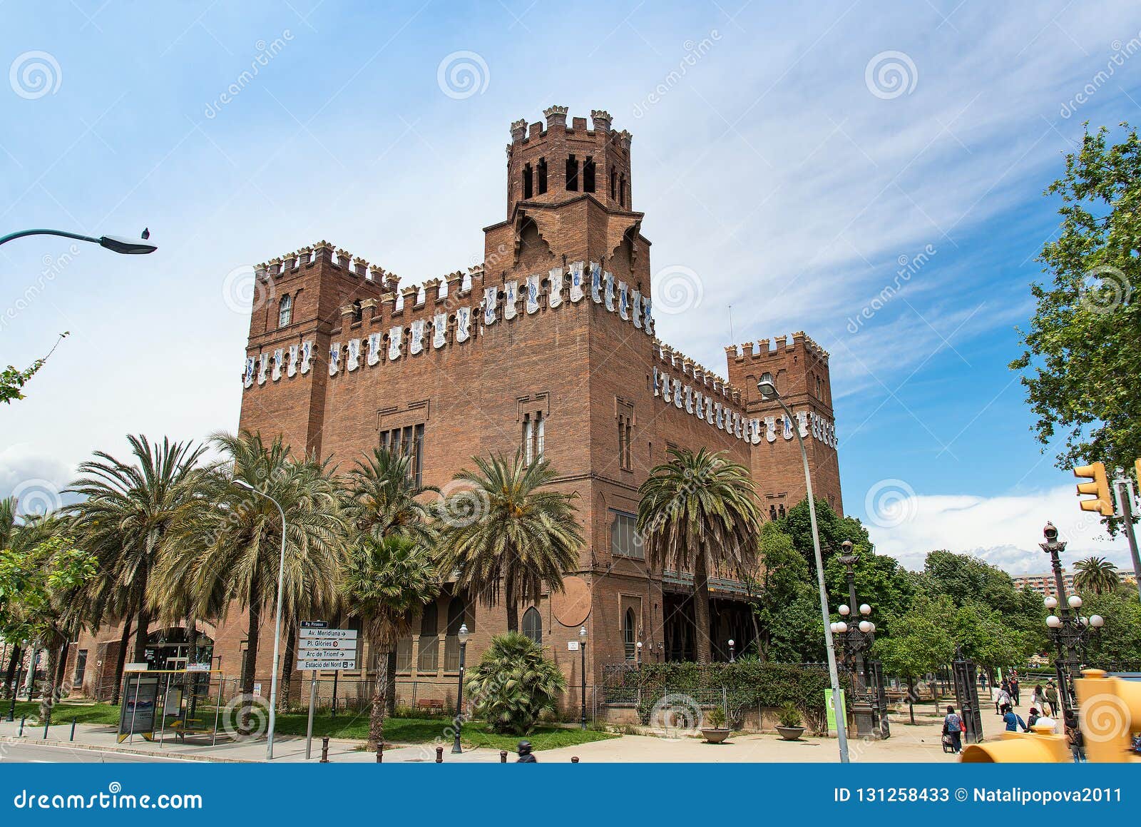 Castle of the Three Dragons in Barcelona, Spain -14 May 2018. Editorial ...