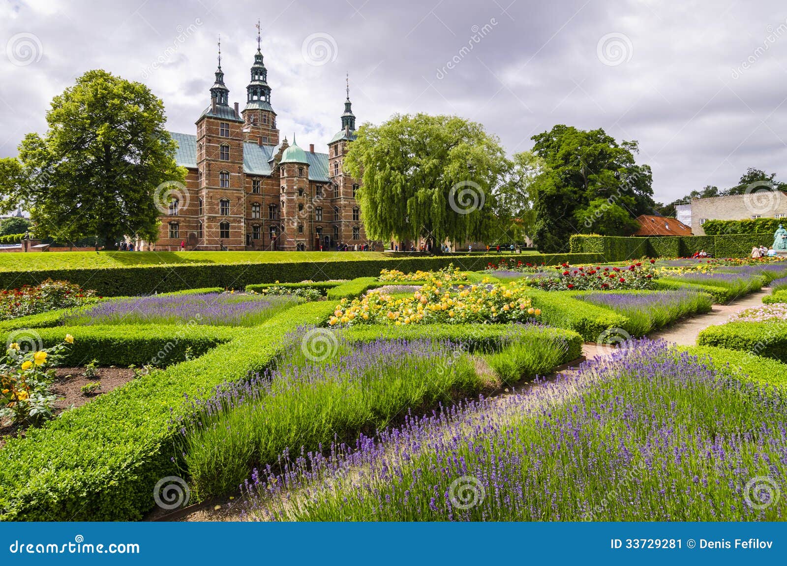 Castle in Tivoli gardens editorial photo. Image of gardens - 33729281