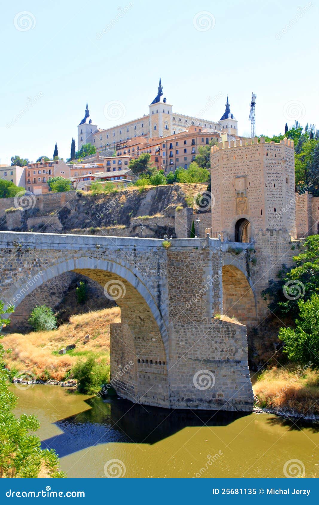 Castle in Toledo, Spain stock image. Image of culture - 25681135