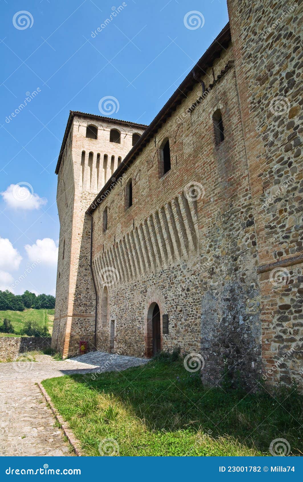 Castle of Torrechiara. Emilia-Romagna. Italy Stock Photo - Image of ...