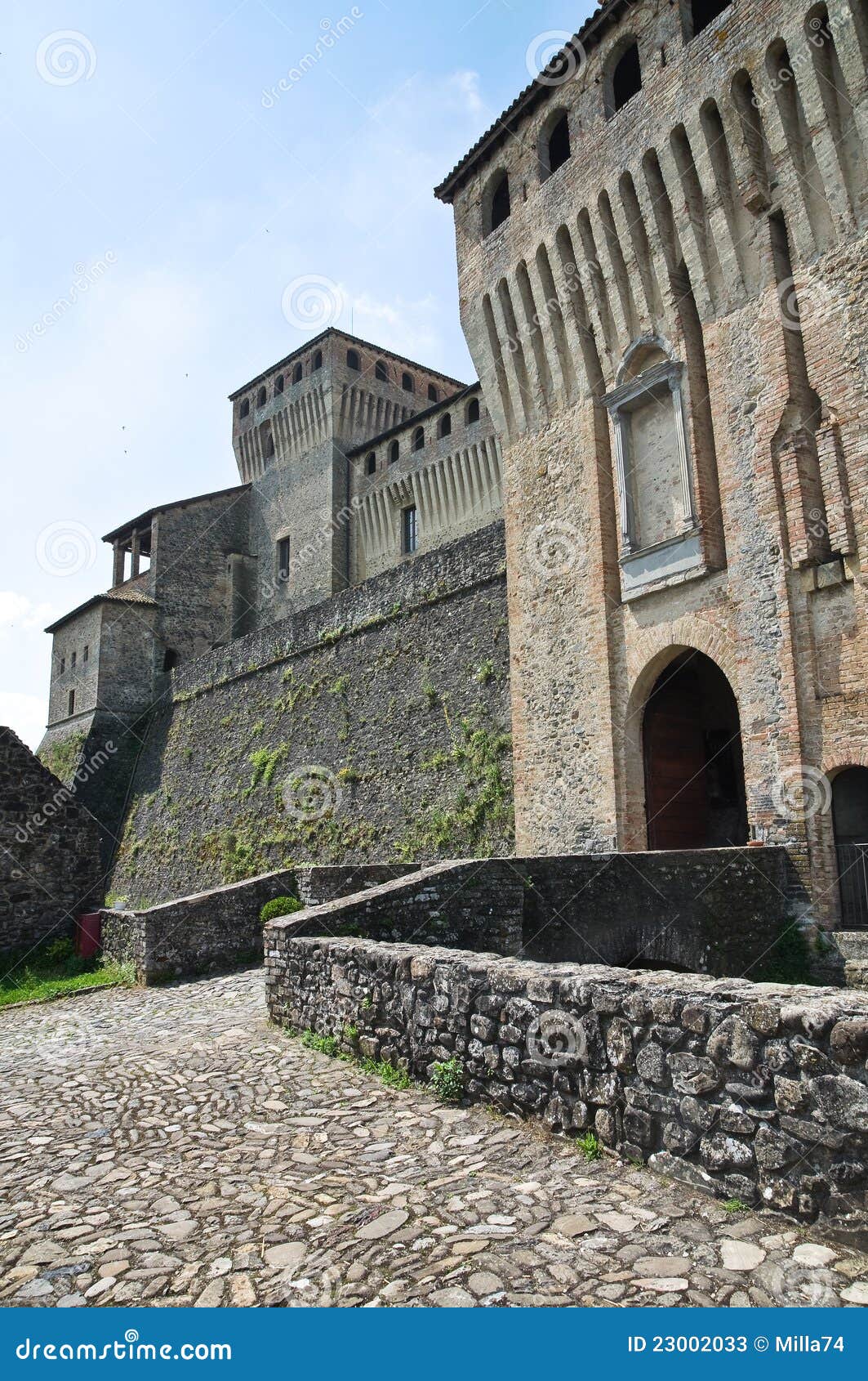 Castle of Torrechiara. Emilia-Romagna. Italy Stock Image - Image of ...