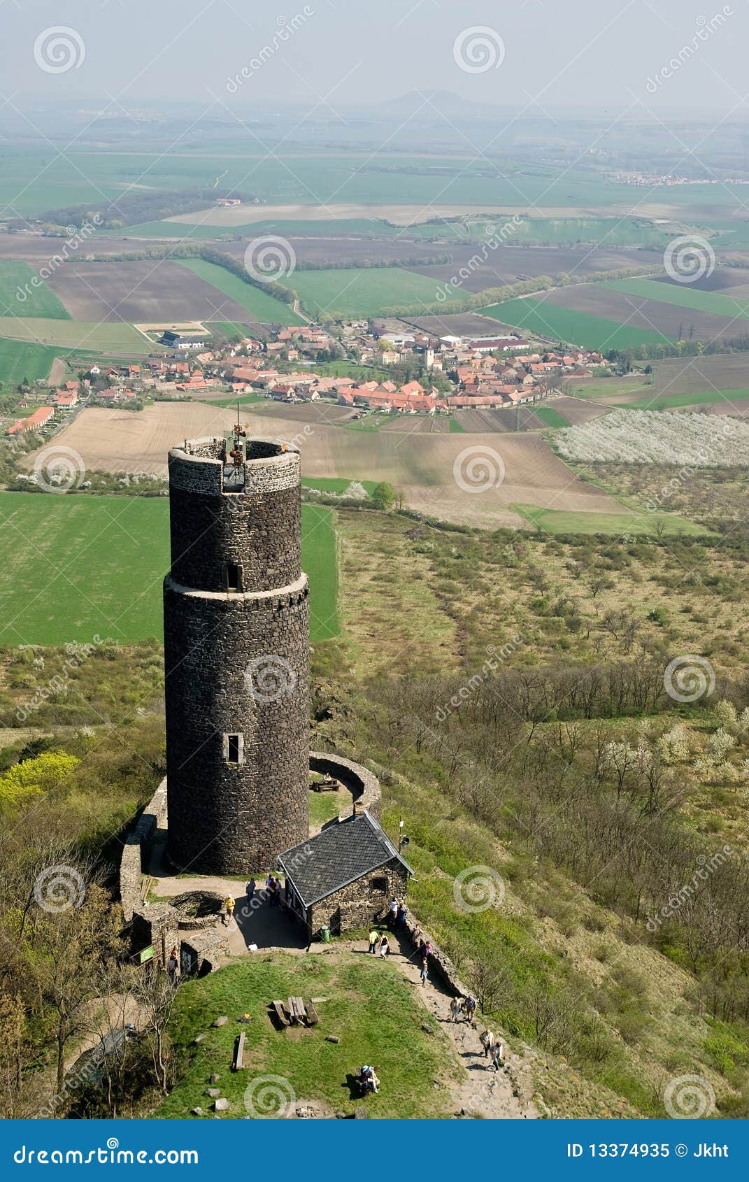 Castle tower stock image. Image of building, tower, ancient - 13374935