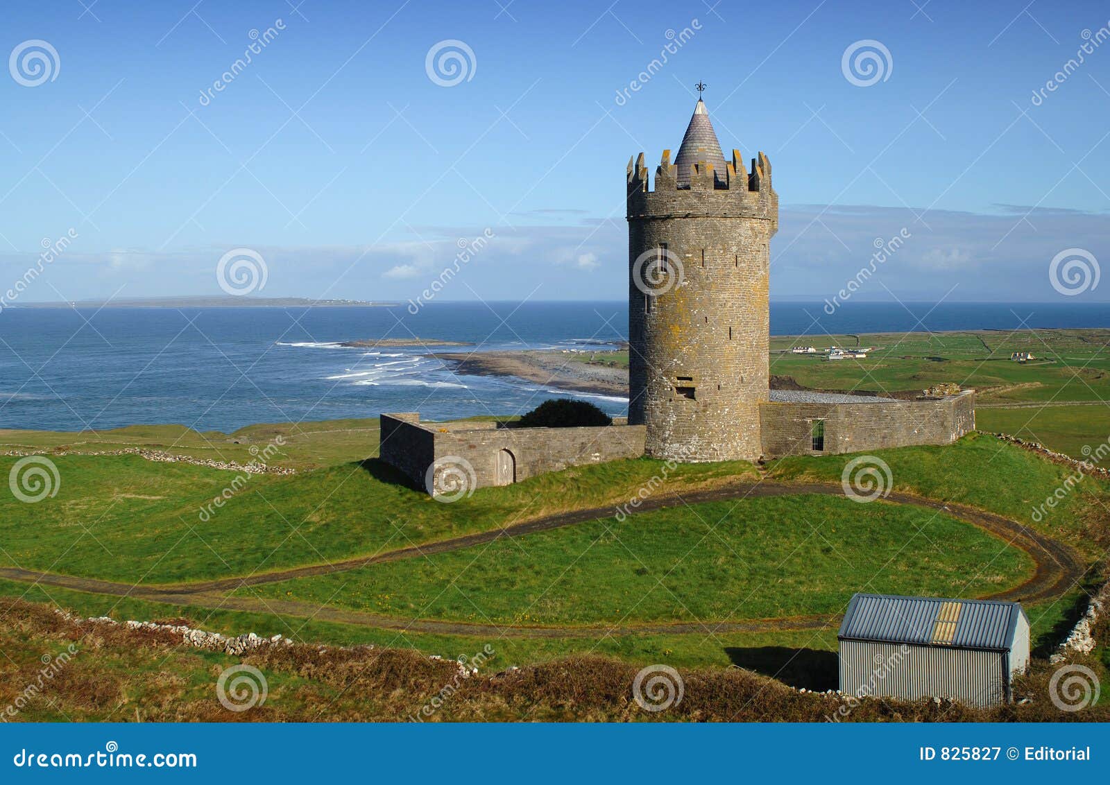Castle Tower stock image. Image of tall, defended, tower - 825827