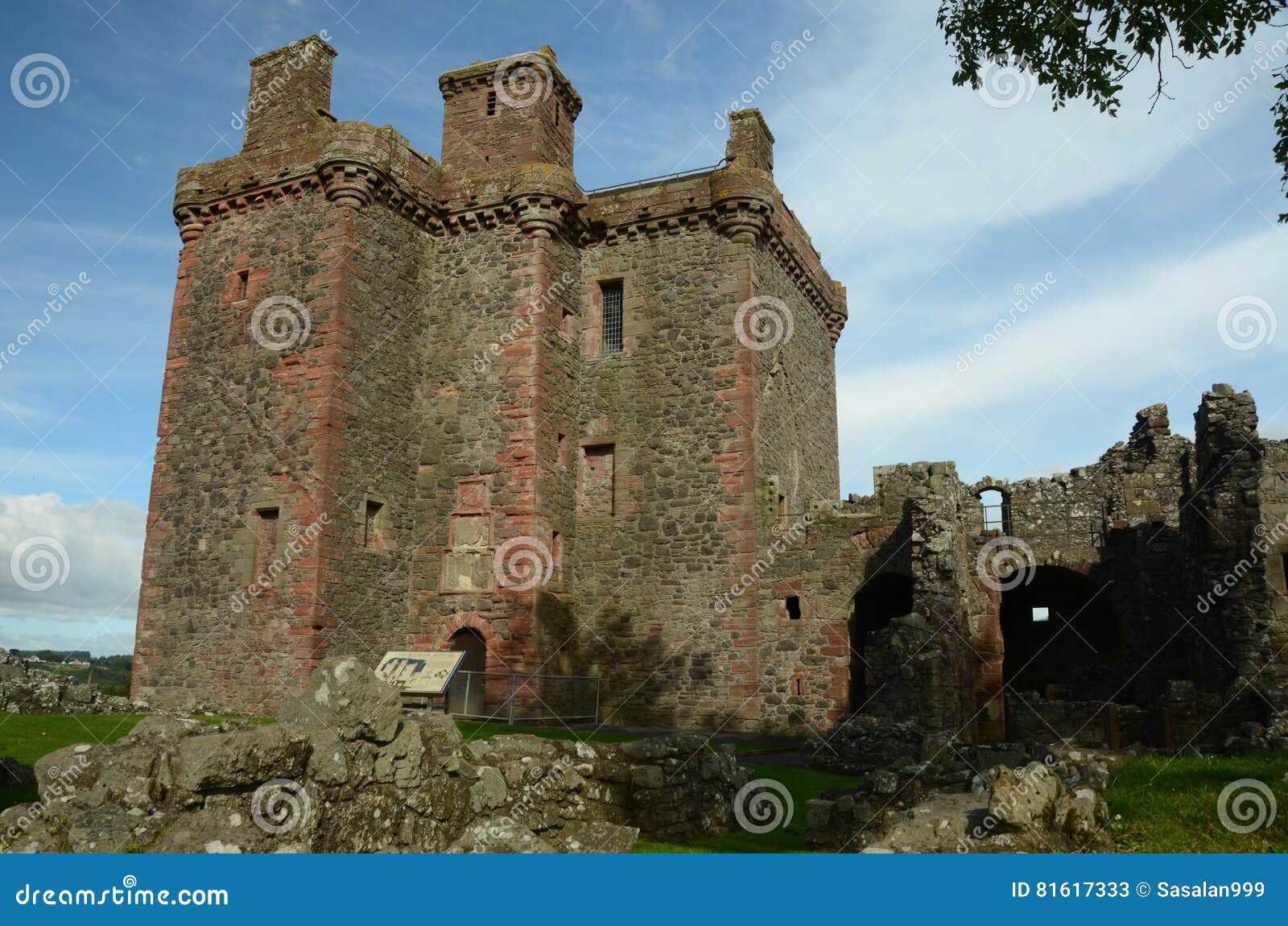 Castle Tower Building stock image. Image of arch, historic - 81617333