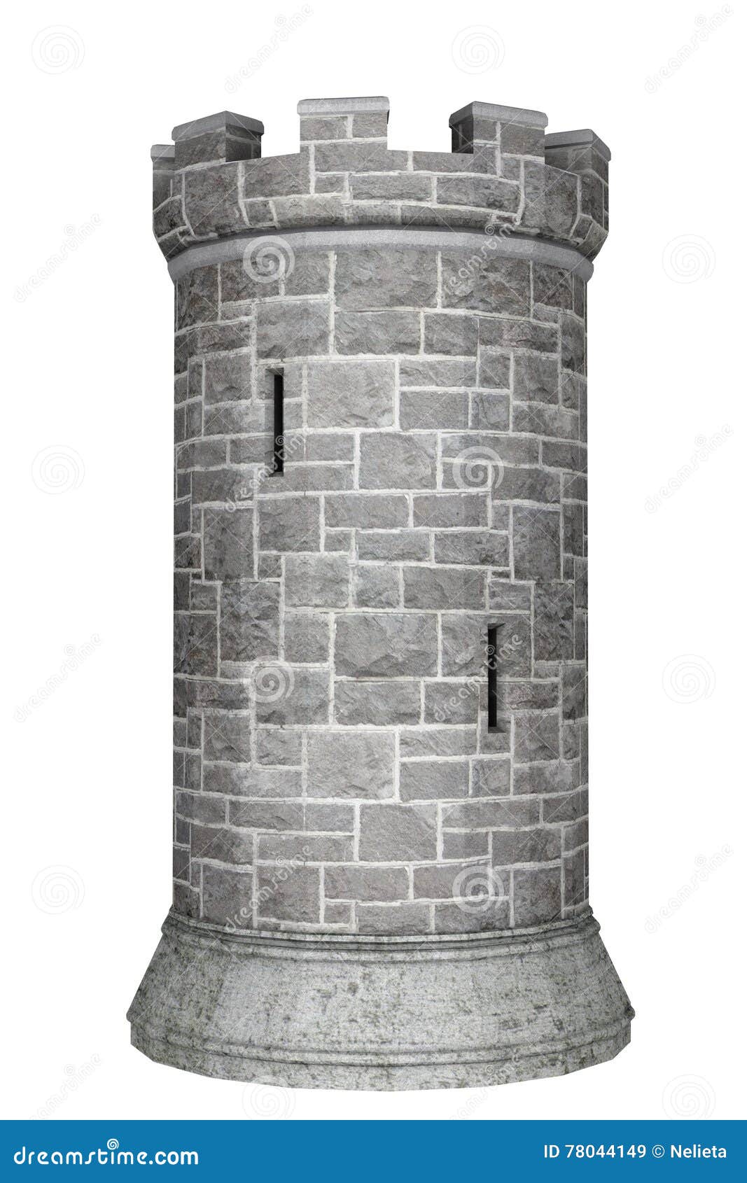 Castle tower stock illustration. Illustration of medieval - 78044149