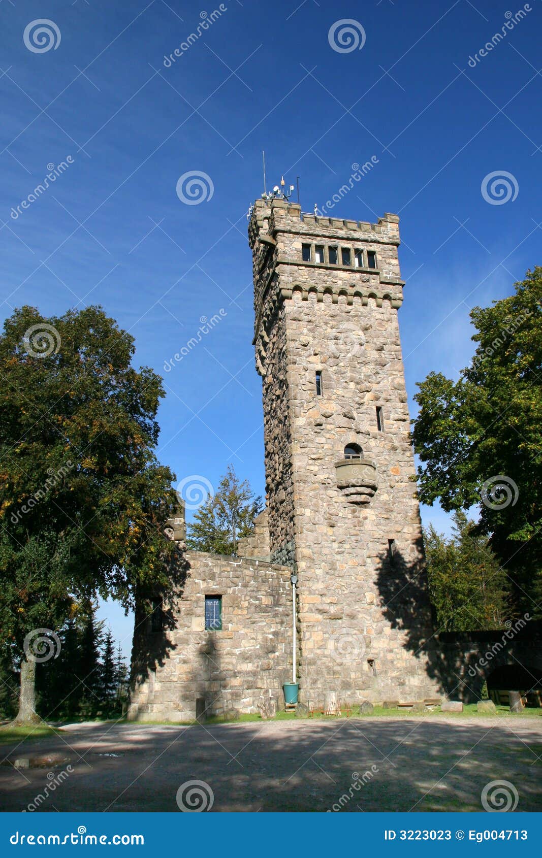 Castle Tower of Elgersburg stock image. Image of germany - 3223023