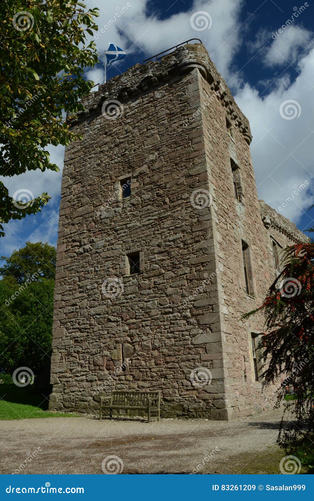 Castle Tower stock image. Image of perth, medieval, exterior - 83261209