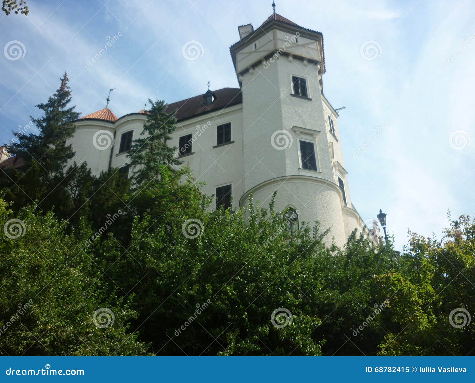 Castle tower facade stock image. Image of famous, building - 68782415