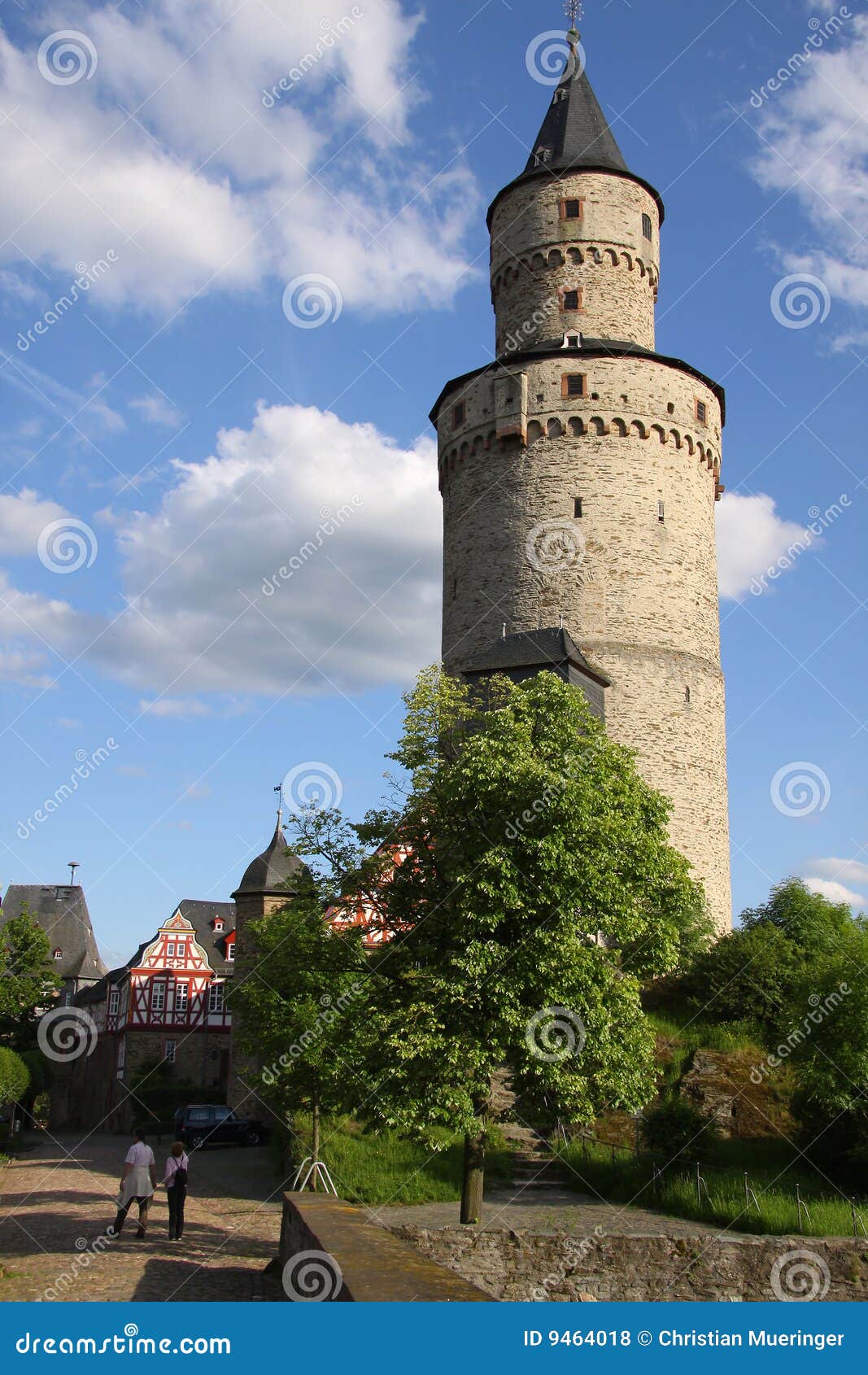 Castle tower in Germany stock photo. Image of architecture - 9464018