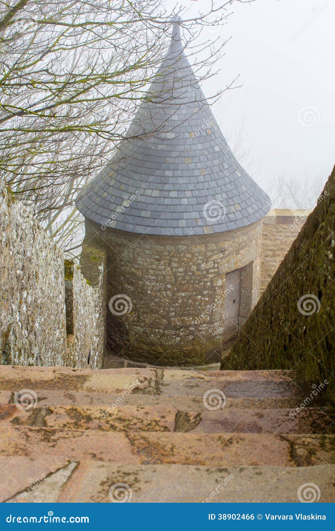 Castle Tower and the Stairs Stock Photo - Image of light, piece: 38902466