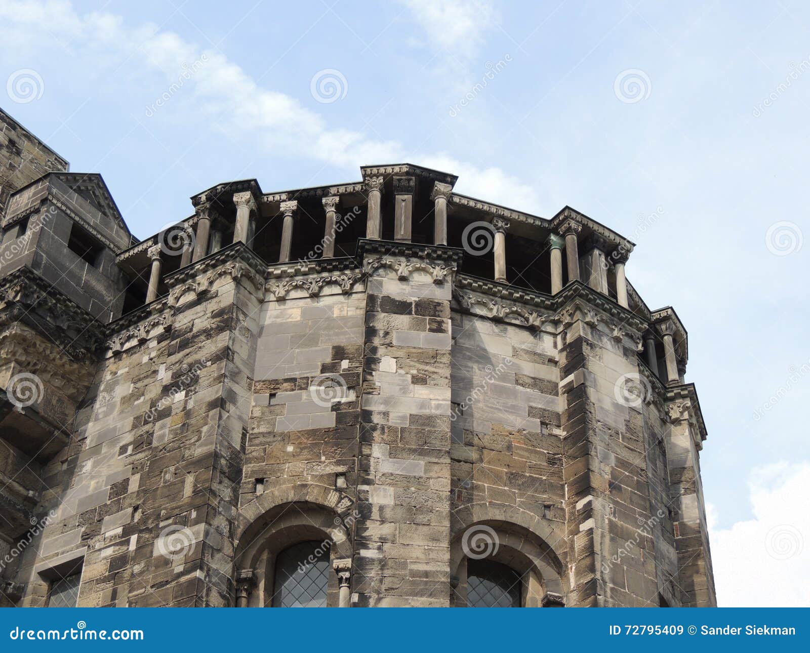 Castle Tower in Trier, Germany Stock Image - Image of historic, scene ...