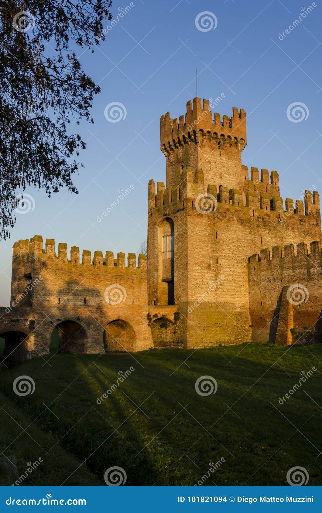The castle tower stock photo. Image of door, europe - 101821094
