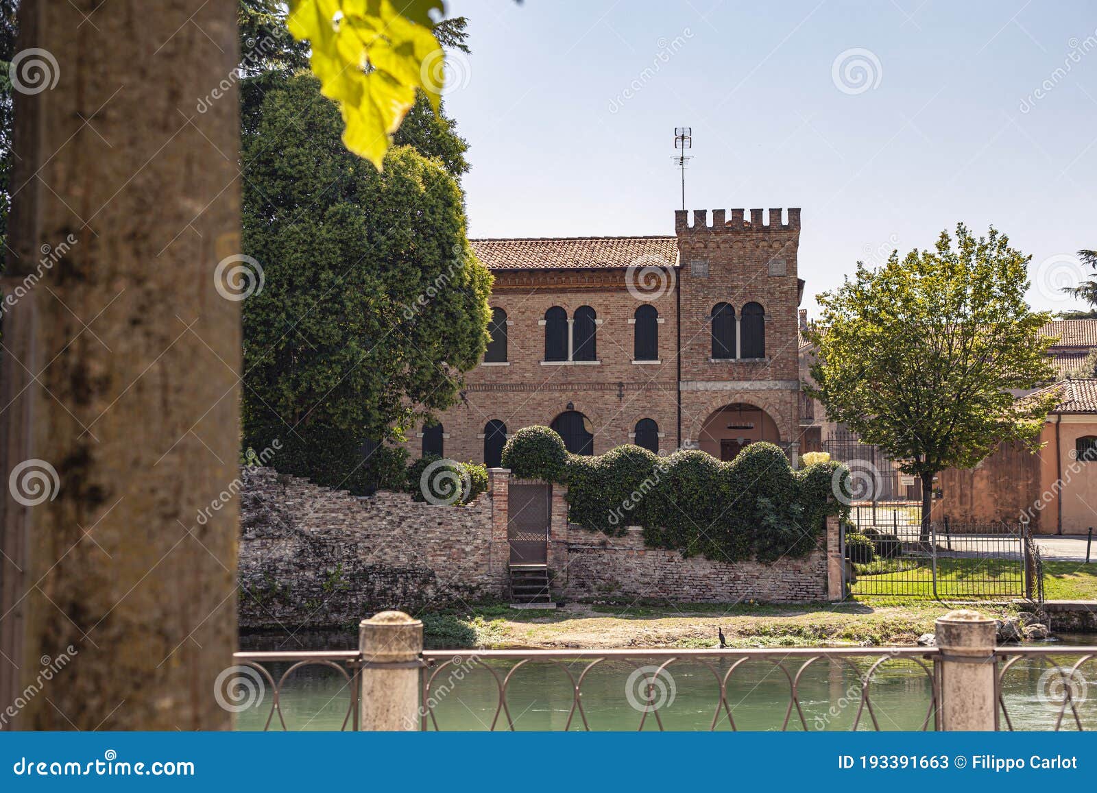 Castle of Treviso 6 stock image. Image of city, mediaeval - 193391663