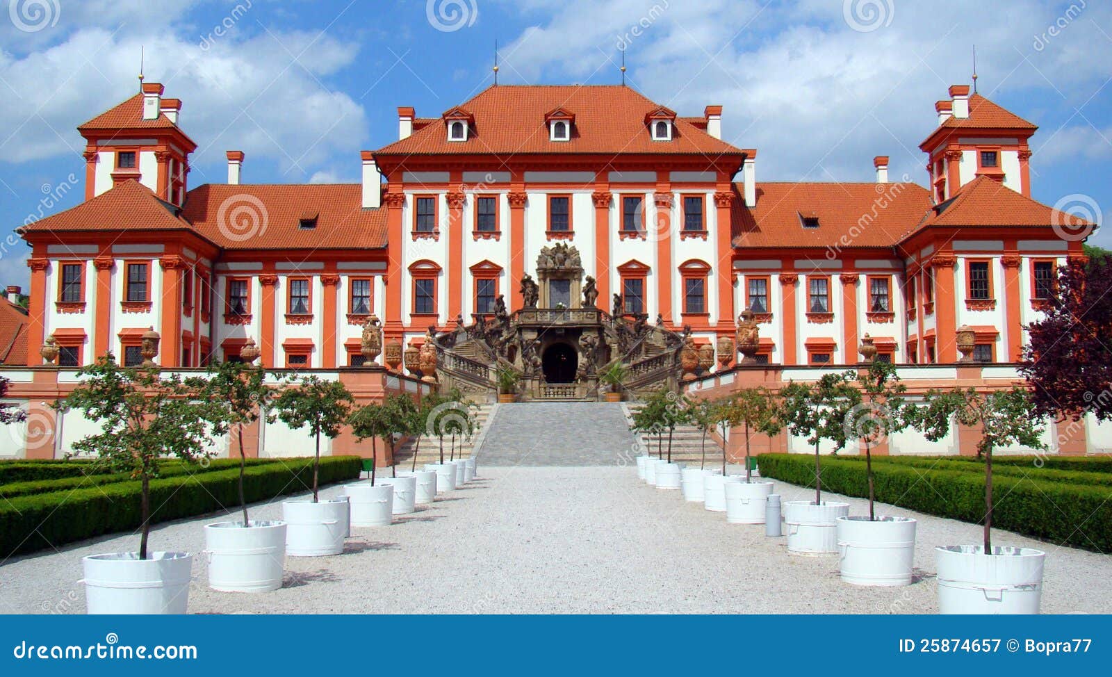 Castle Troja stock image. Image of aristocracy, architectural - 25874657