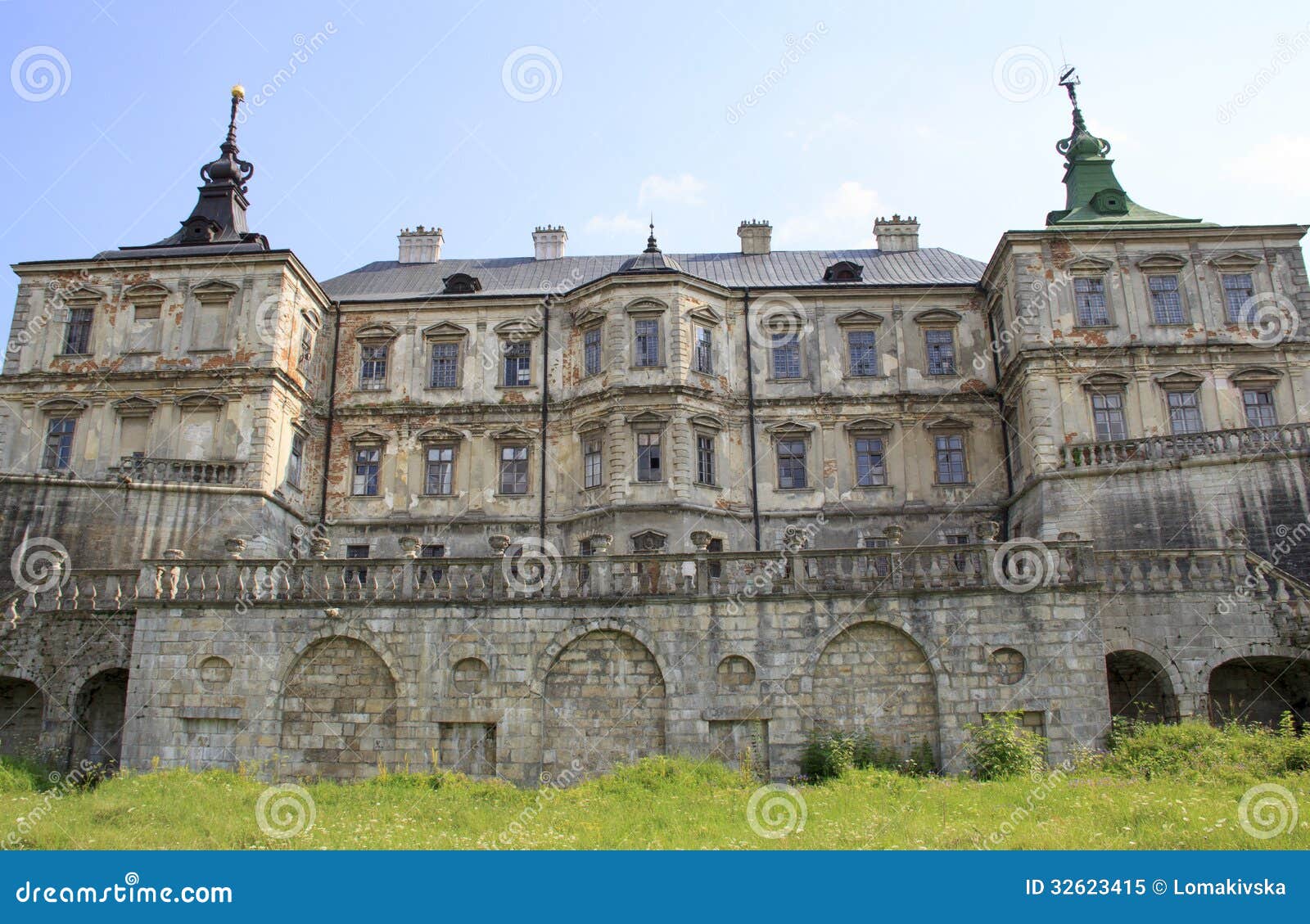 Castle in Ukraine stock image. Image of building, summer - 32623415