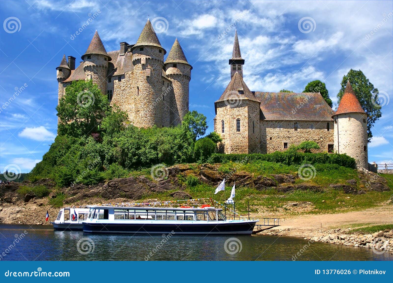 Castle in Val, France stock photo. Image of palace, nobility - 13776026