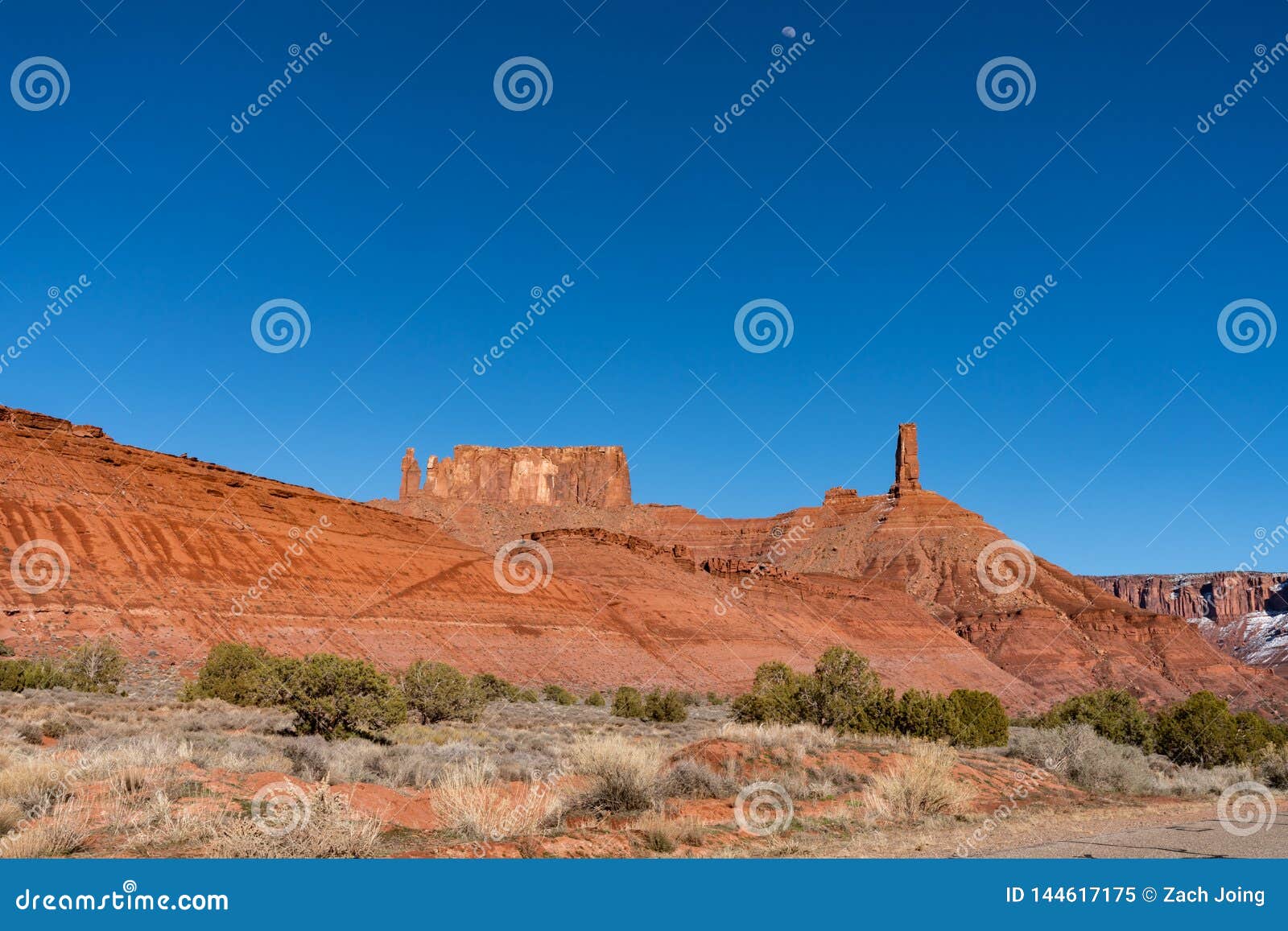 Castle Valley Utah stock image. Image of mountain, monument - 144617175