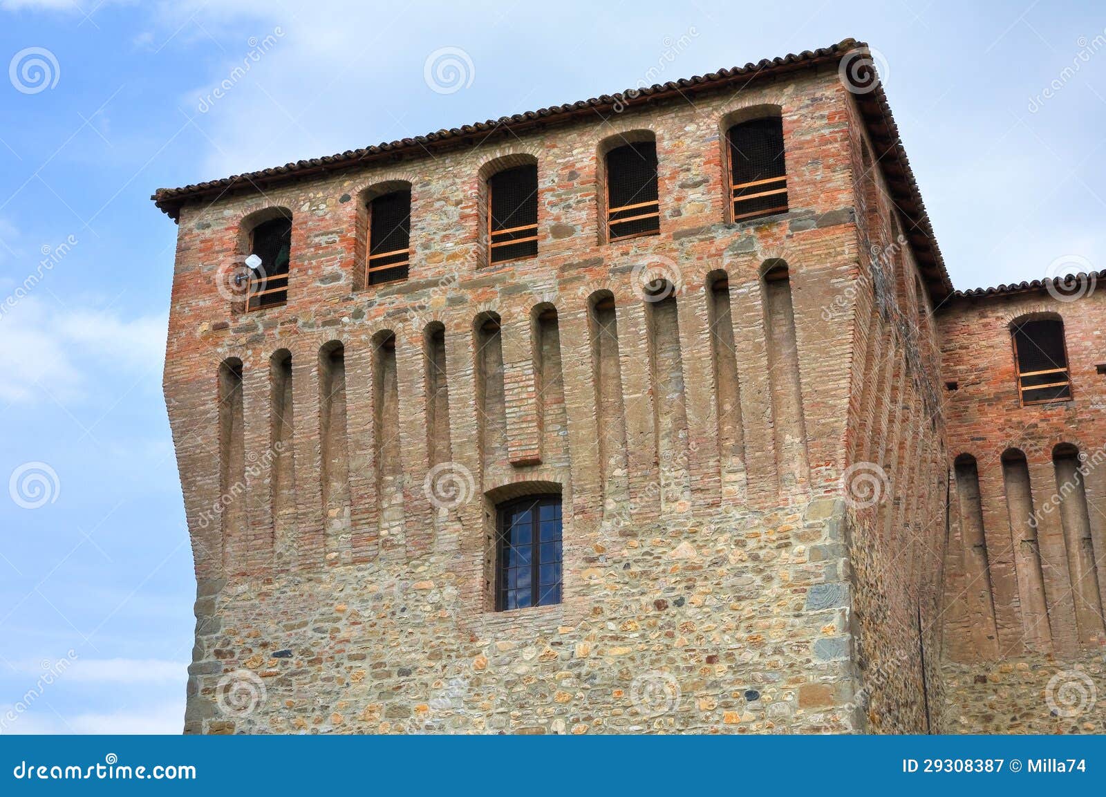 Castle of Varano De Melegari. Emilia-Romagna. Italy Stock Image - Image ...