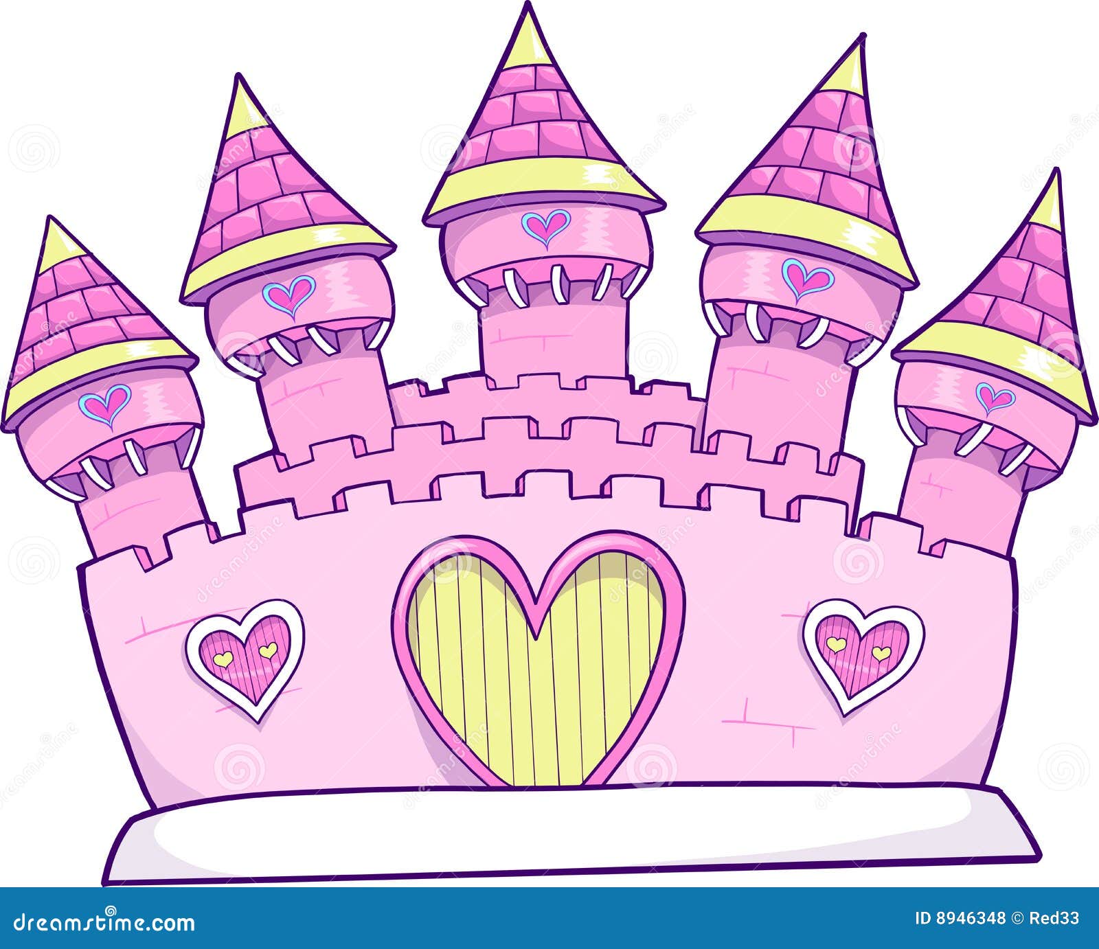 Castle Vector Set. Castle Tower Vector Logo. Castle Turret With ...
