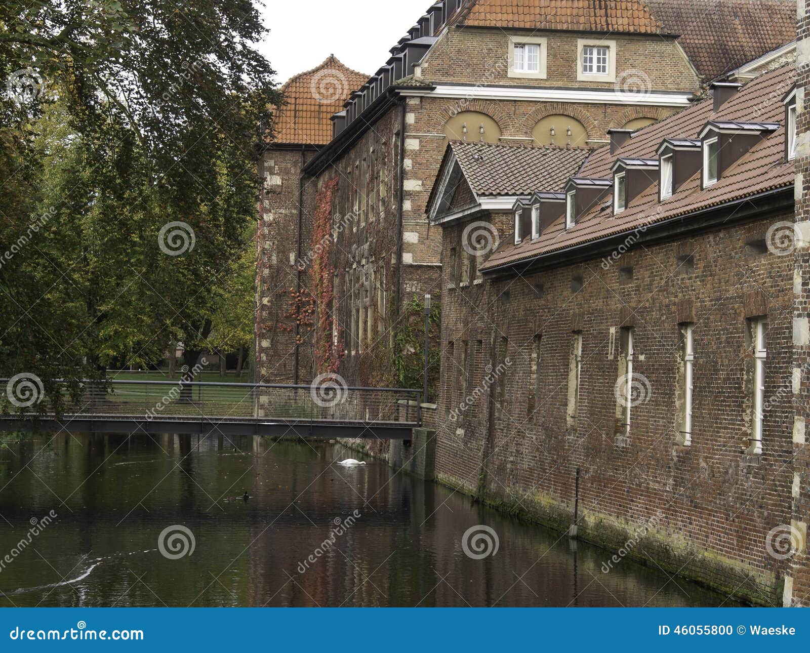 Castle of Velen stock photo. Image of parc, water, germany - 46055800