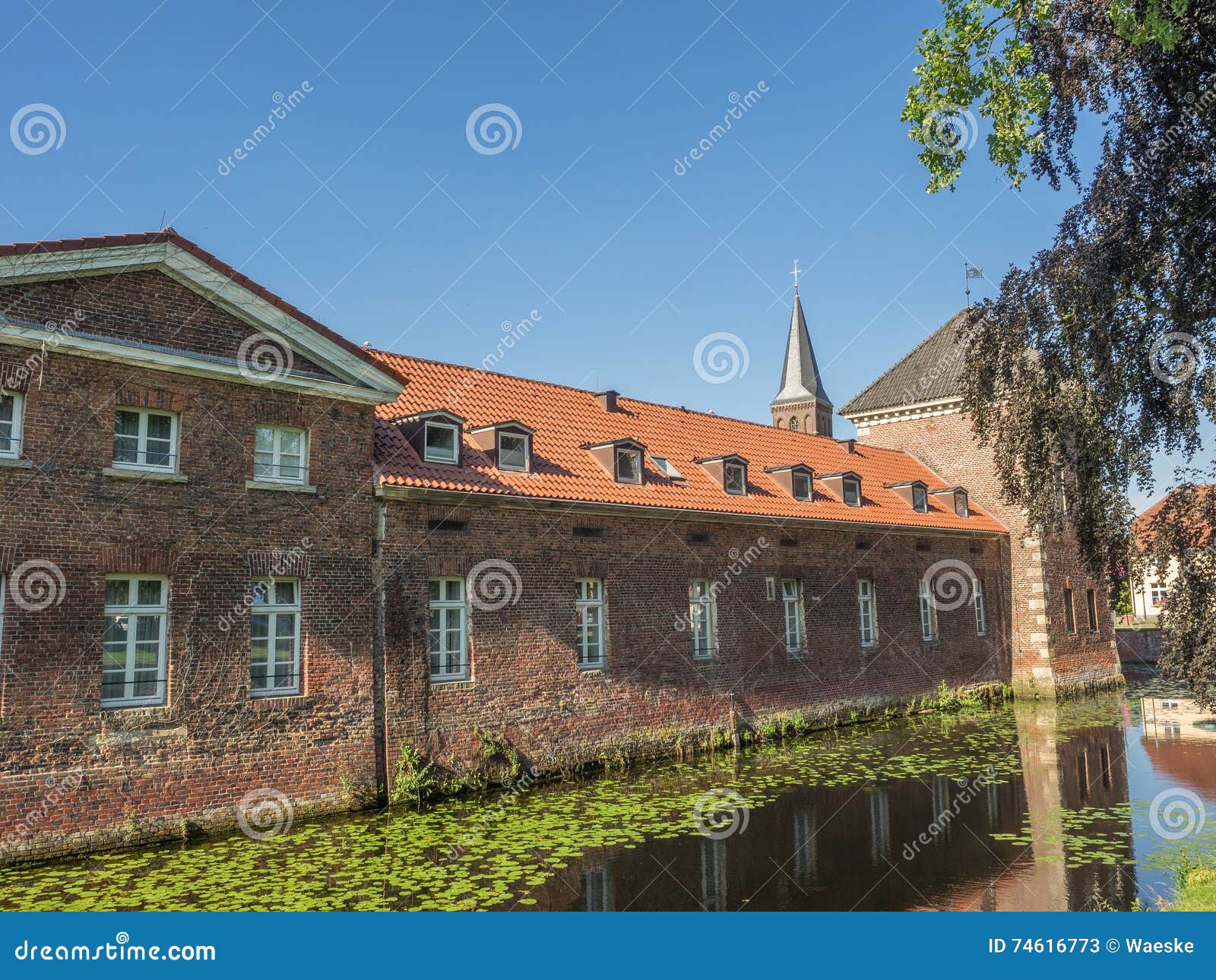 The Castle of Velen in Germany Stock Image - Image of velen, building ...