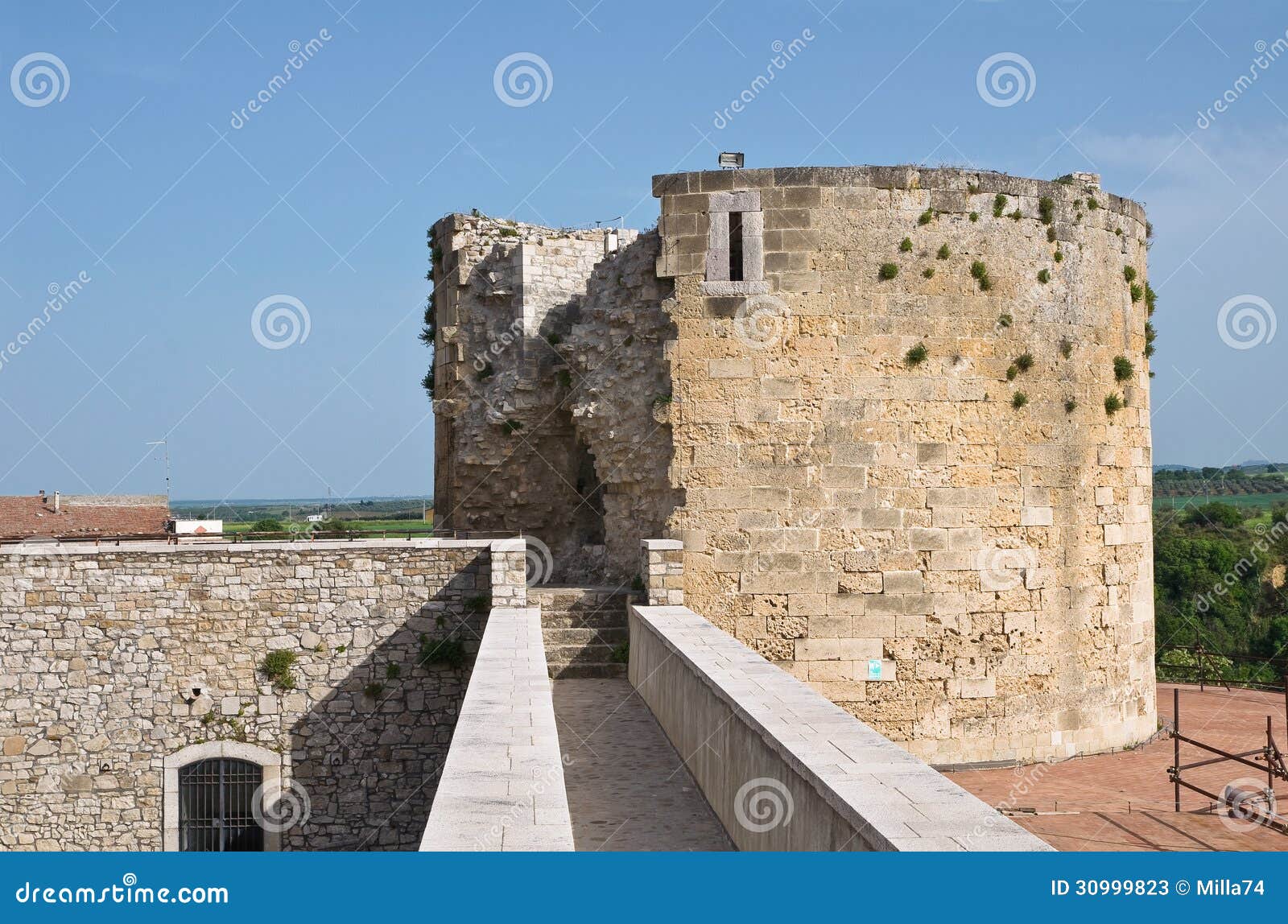 Castle Of Venosa. Basilicata. Italy. Royalty-Free Stock Photography ...