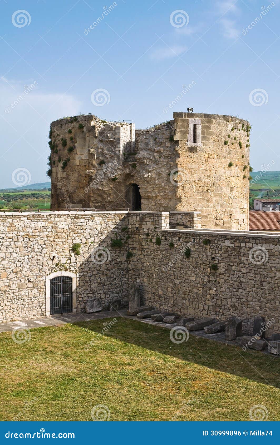 Castle Of Venosa. Basilicata. Italy. Royalty-Free Stock Photography ...